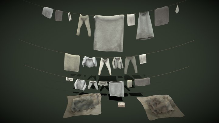 Laundry 3D models - Sketchfab