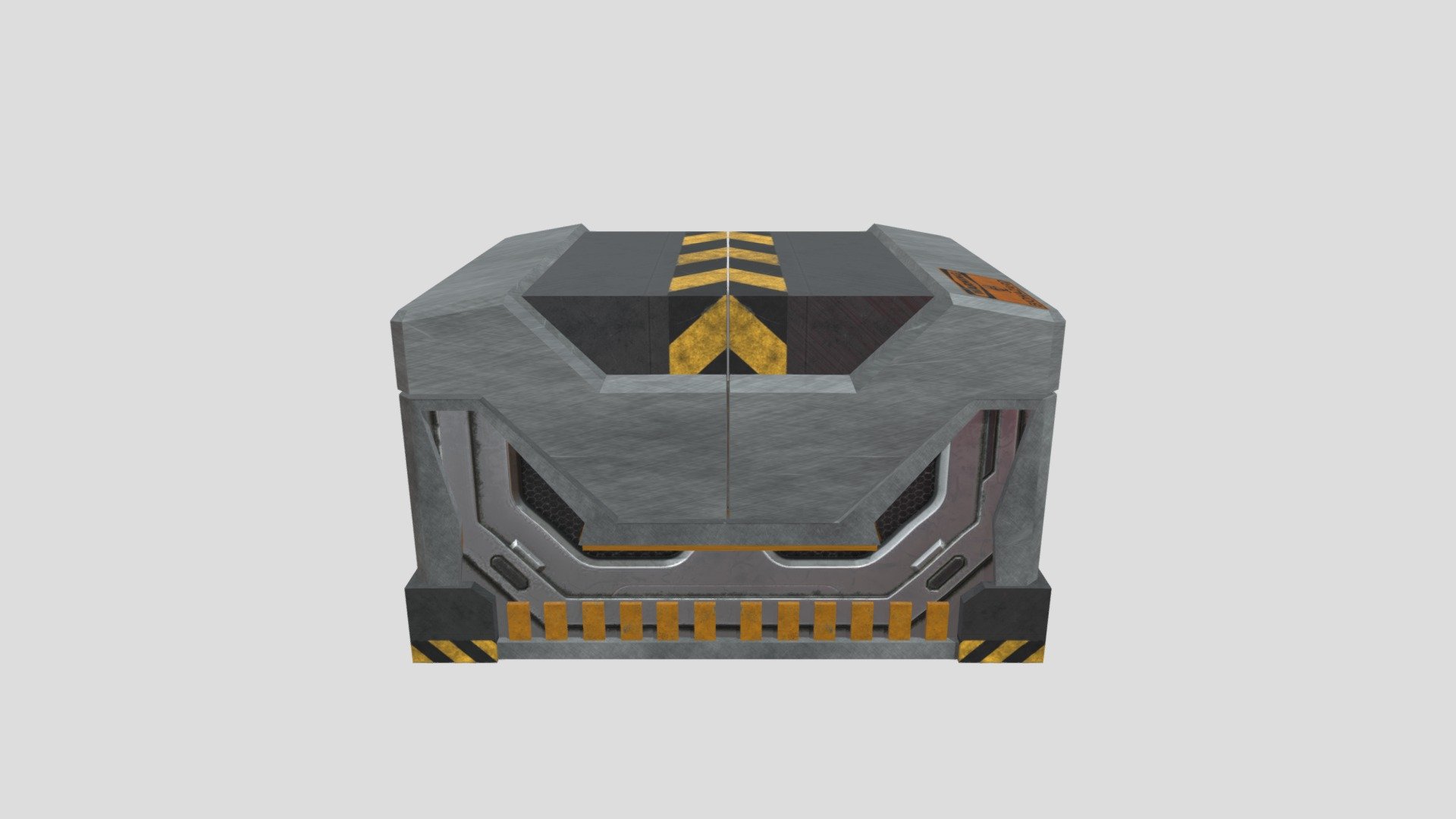 Futuristic Crate - 3D model by Dannyy_btw [1061bfd] - Sketchfab