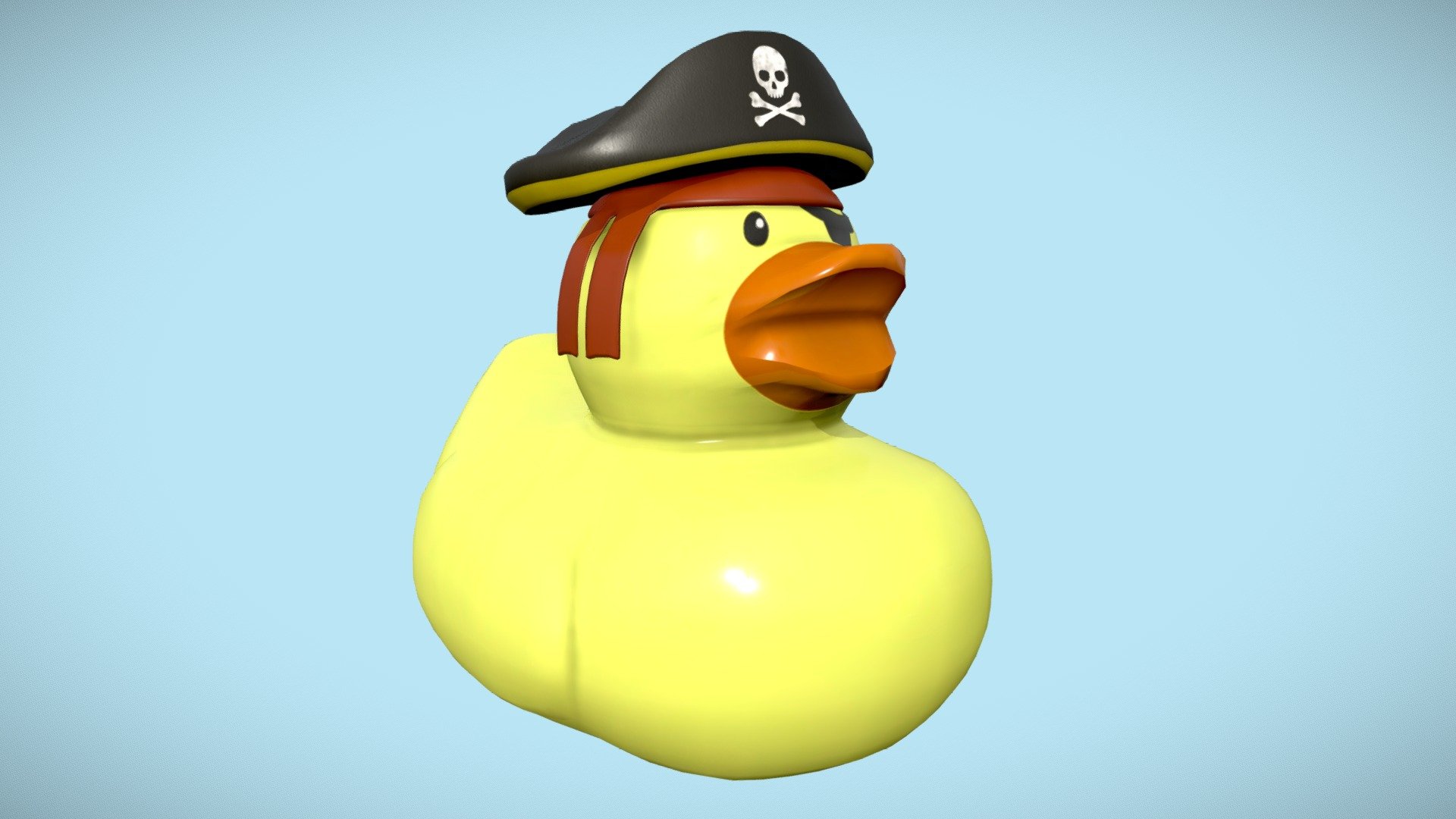 Pirate Duck ☠️🐤 #SketchfabWeeklyChallenge - 3D model by TheoClarke ...