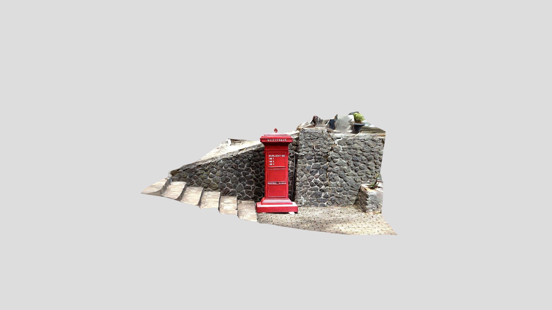 Mail Bus (Brievenbus in Dutch) - 3D model by Litahrdynt [1063f44 ...
