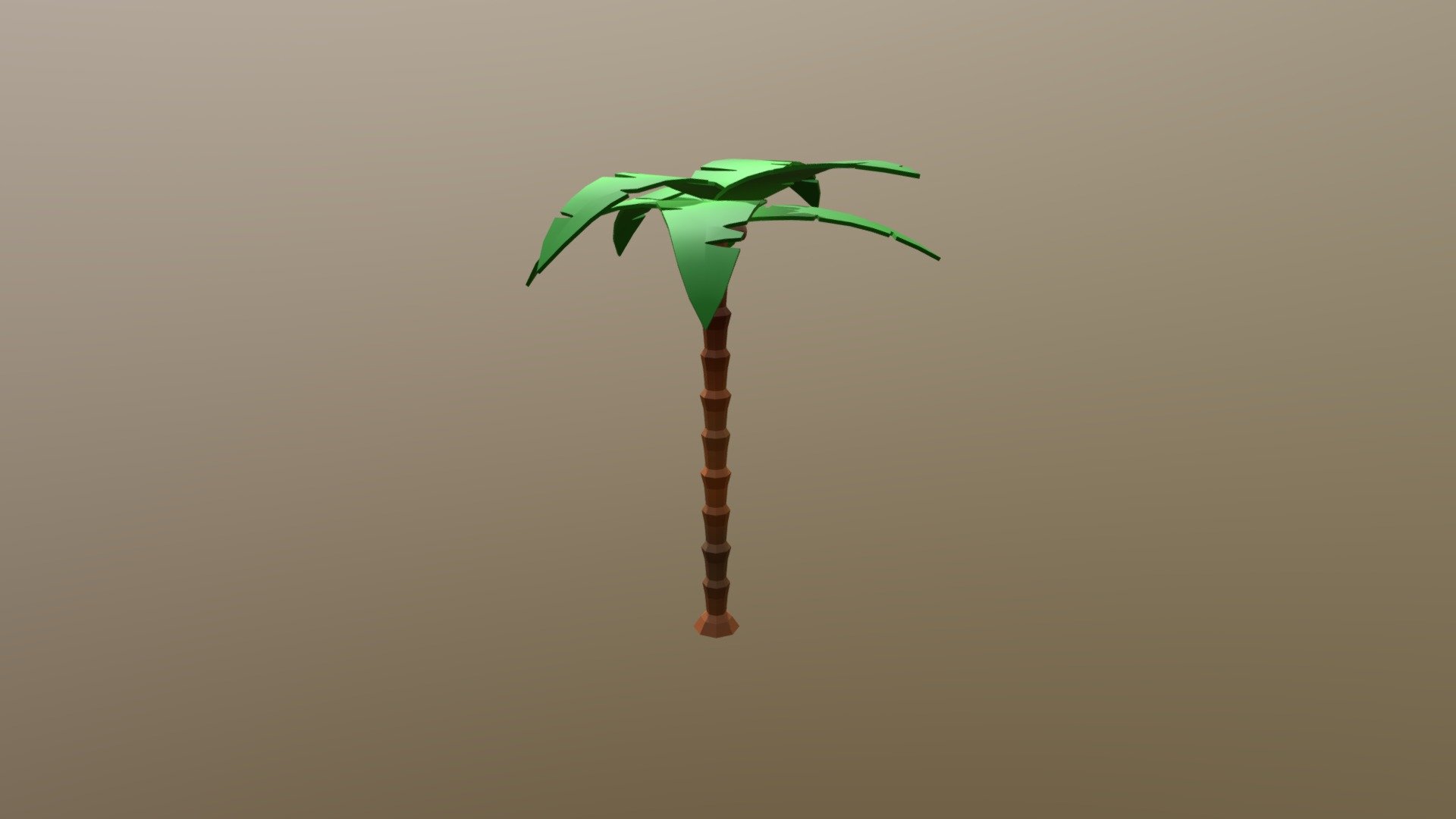 Low Poly Palm Tree - 3D model by spiritraava [10650e3] - Sketchfab