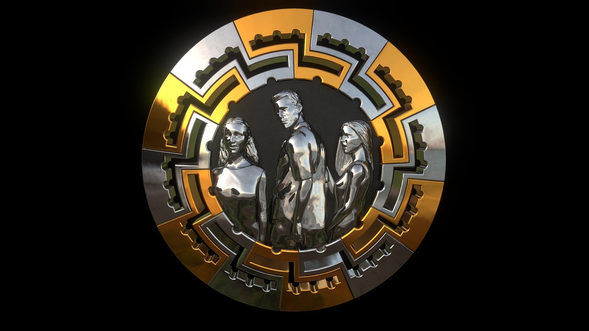 Badge 7 - 3D model by totem3d [106be5f] - Sketchfab