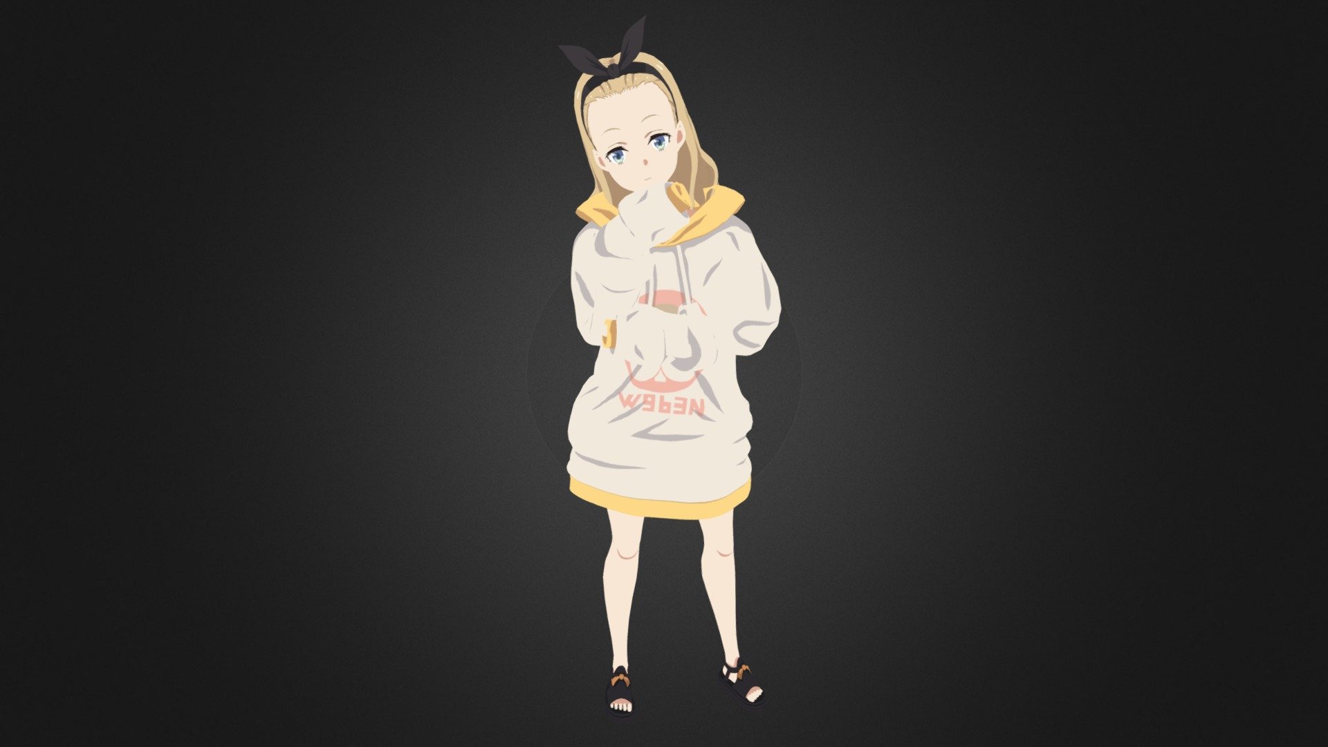 Lycoris Recoil-Kurumi クルミ 胡桃 - 3D model by Sutanq [106bfb7] - Sketchfab