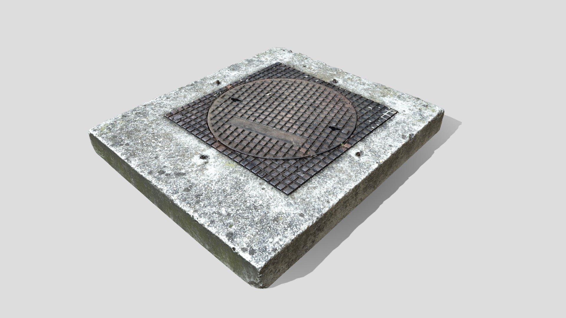 Concrete Manhole 1 | Modulus Scan - Buy Royalty Free 3D model by ...