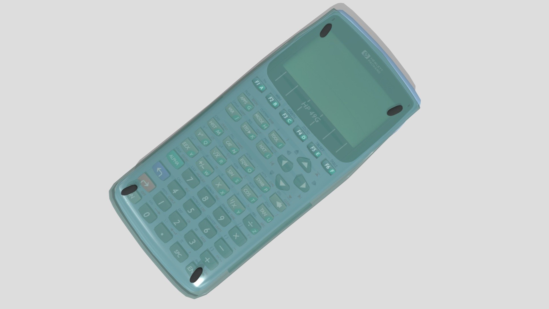 HP49G calculator and cover (different objects) - Buy Royalty Free 3D ...