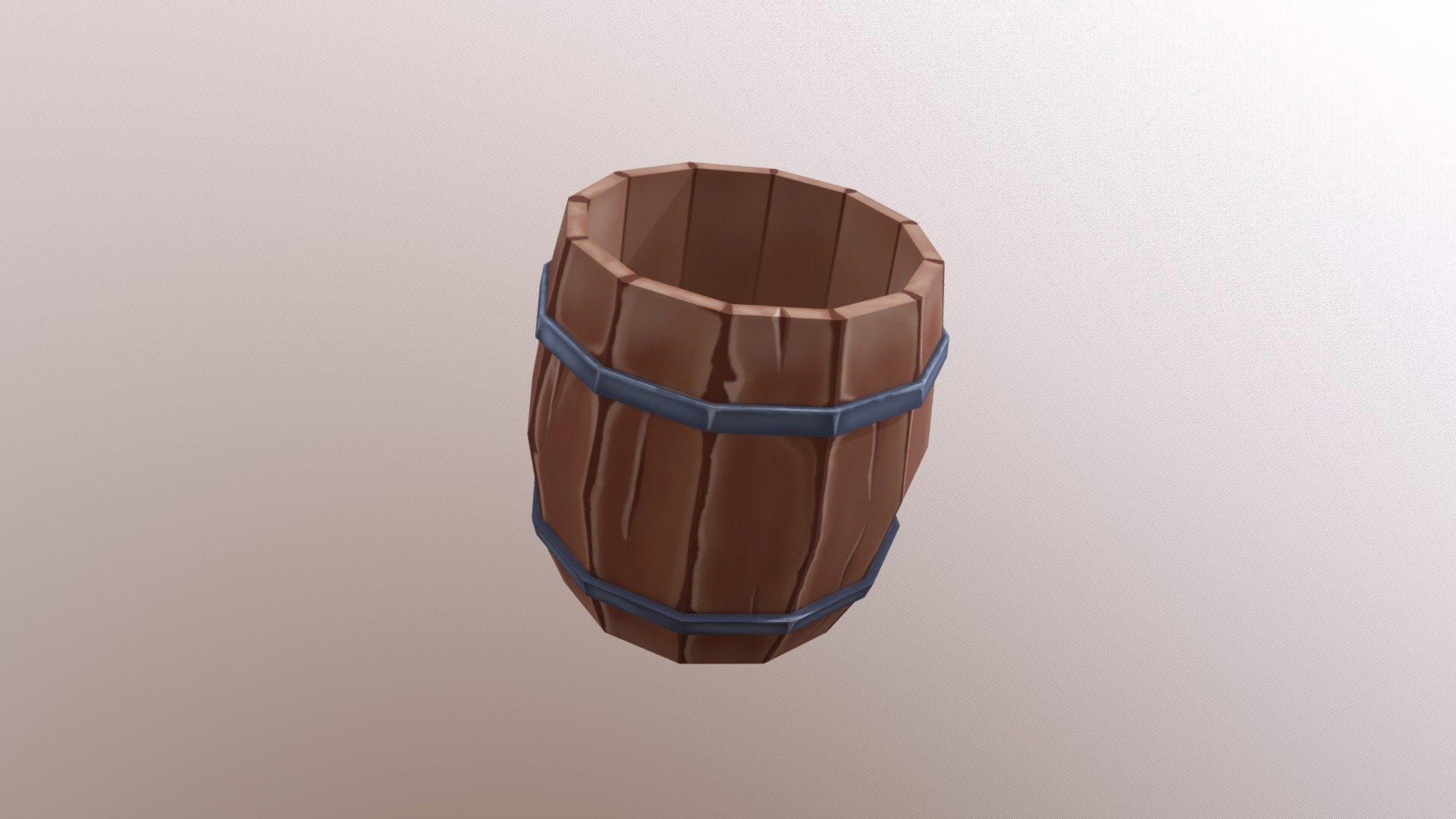 Hand Painted barrel - 3D model by Thifaine Jacquet (@Thifaine.Deku ...