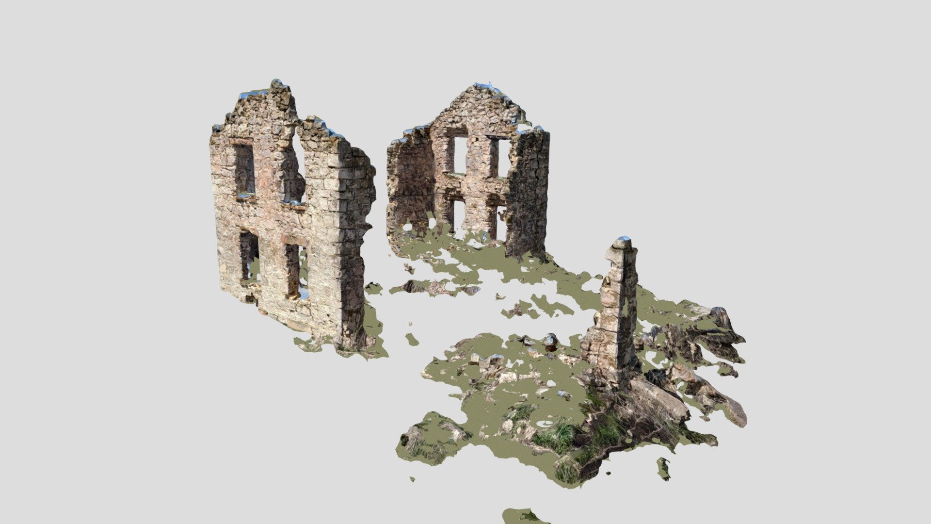 Matz Farmstead Ruins - Home - Download Free 3D model by VR Voyaging ...