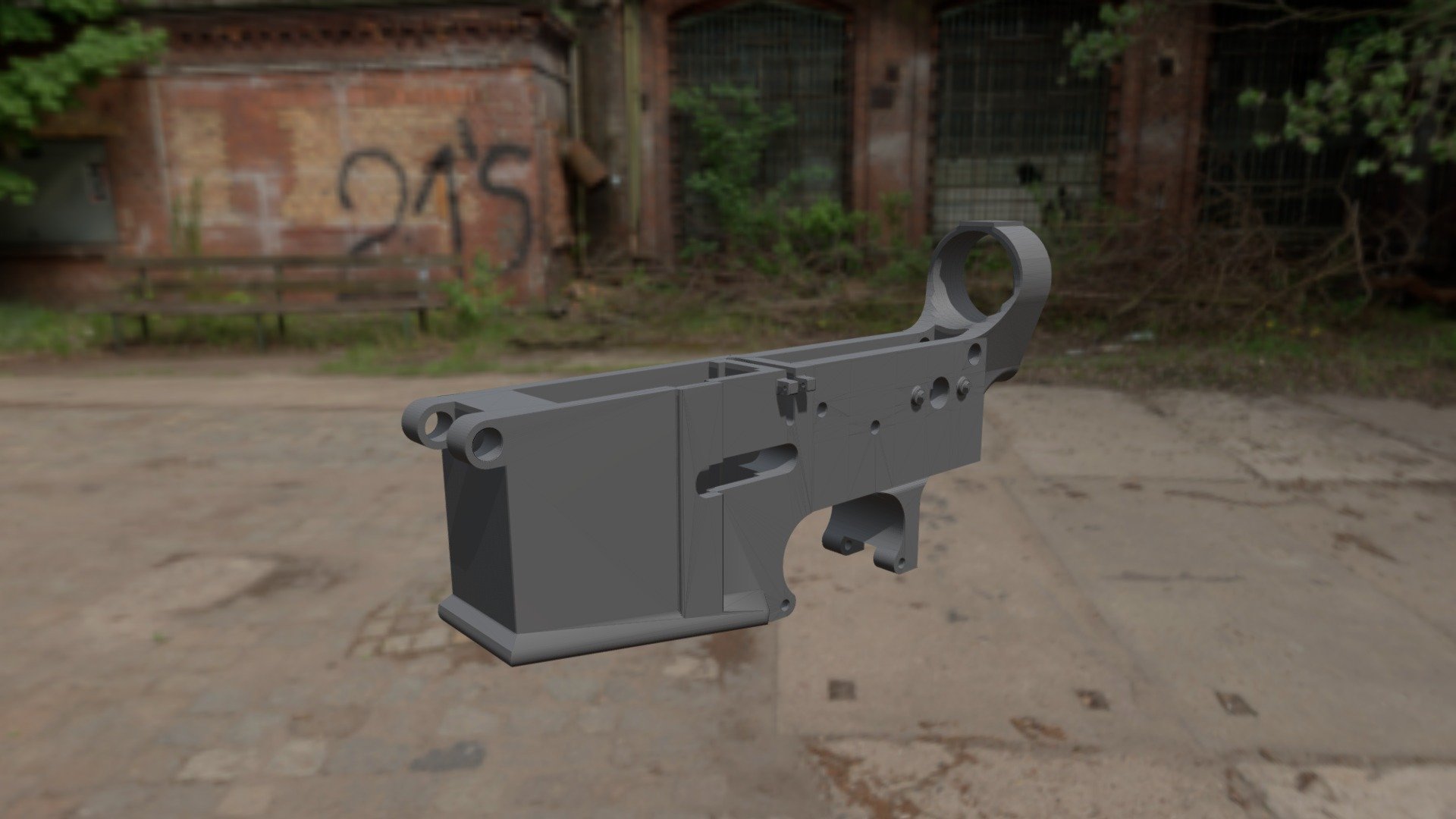 AR15 Lower - 3D model by Bryan Kay (@Bryan.Kay) [10705df] - Sketchfab