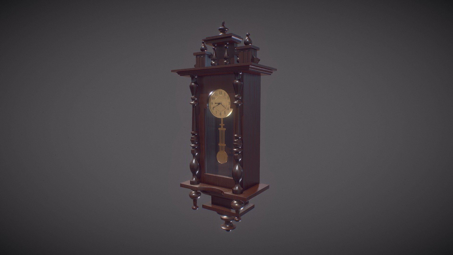 Clock - 3D model by 萌哥坑坑哒 (@MengGe_KKD) [1072254] - Sketchfab