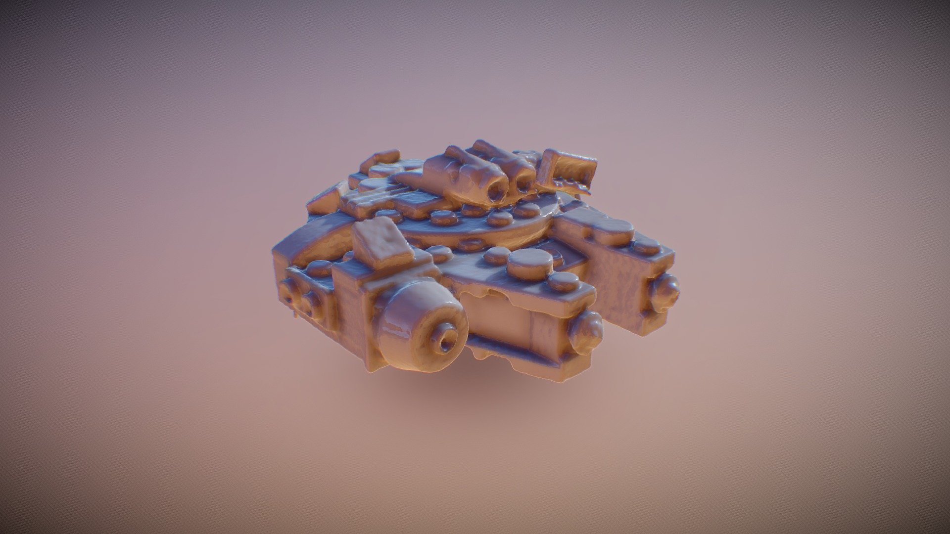 star wars Falcon millenium lego mole scan - Download Free 3D model by ...