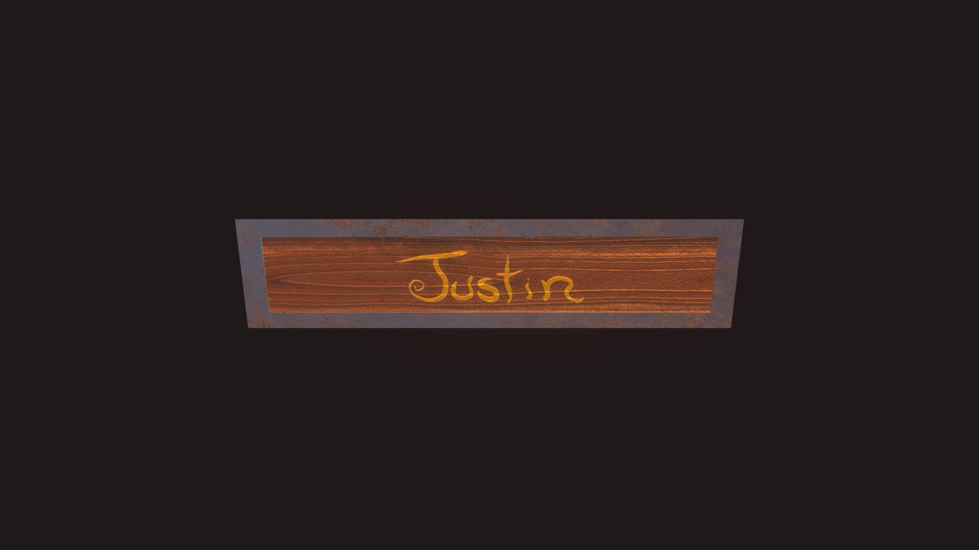 Name Plate Justin S - Download Free 3D model by JiminyJustin [10732ab ...