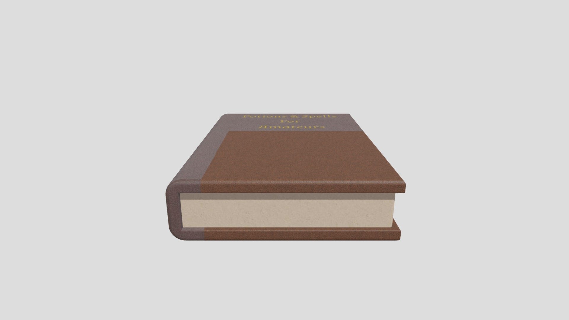 Old Spell Book Remake - Download Free 3D model by Noble1707 [10732e0 ...