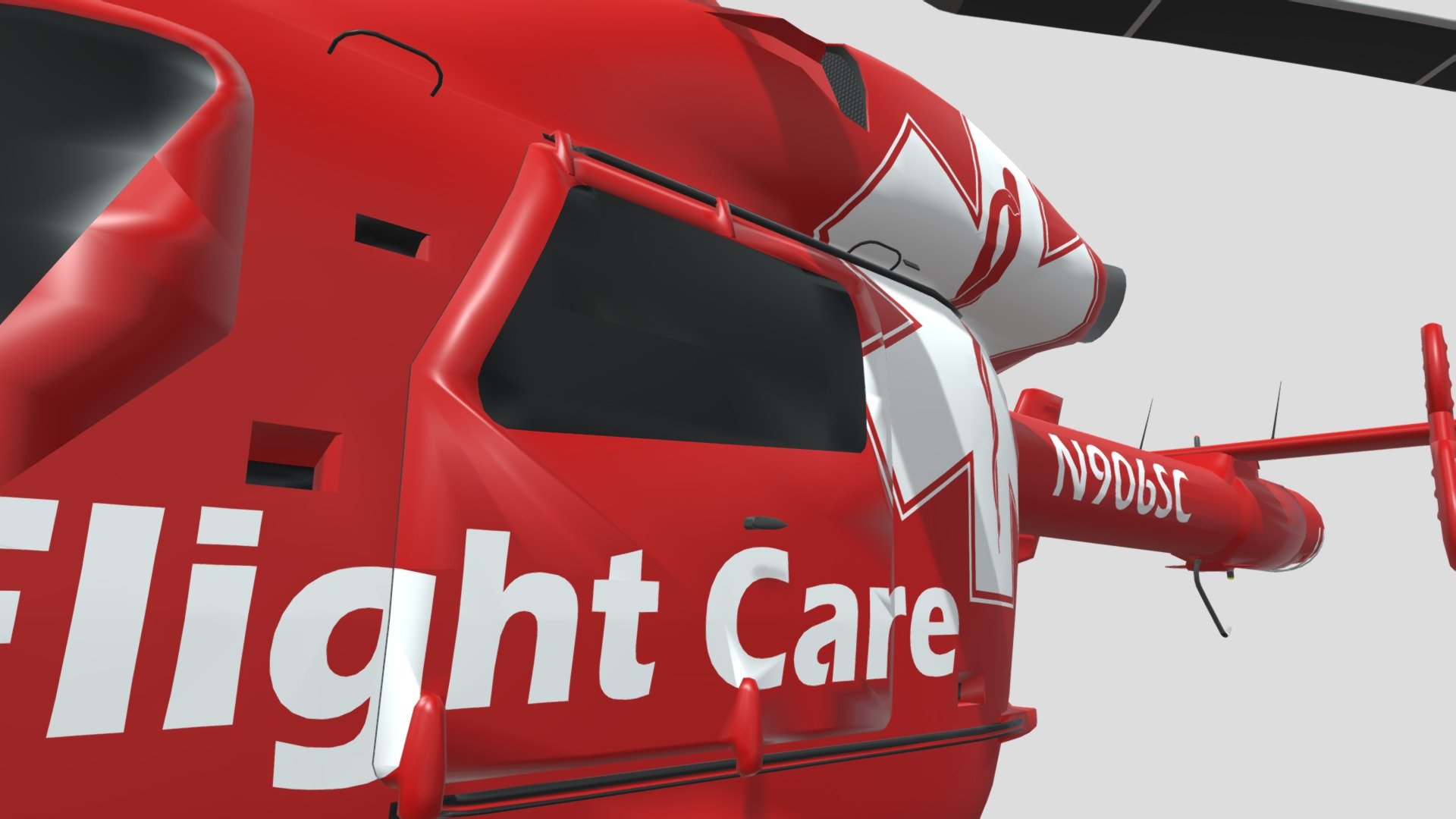 Emergency Heli - Flight Care - Download Free 3D model by Mixmamo.studio ...