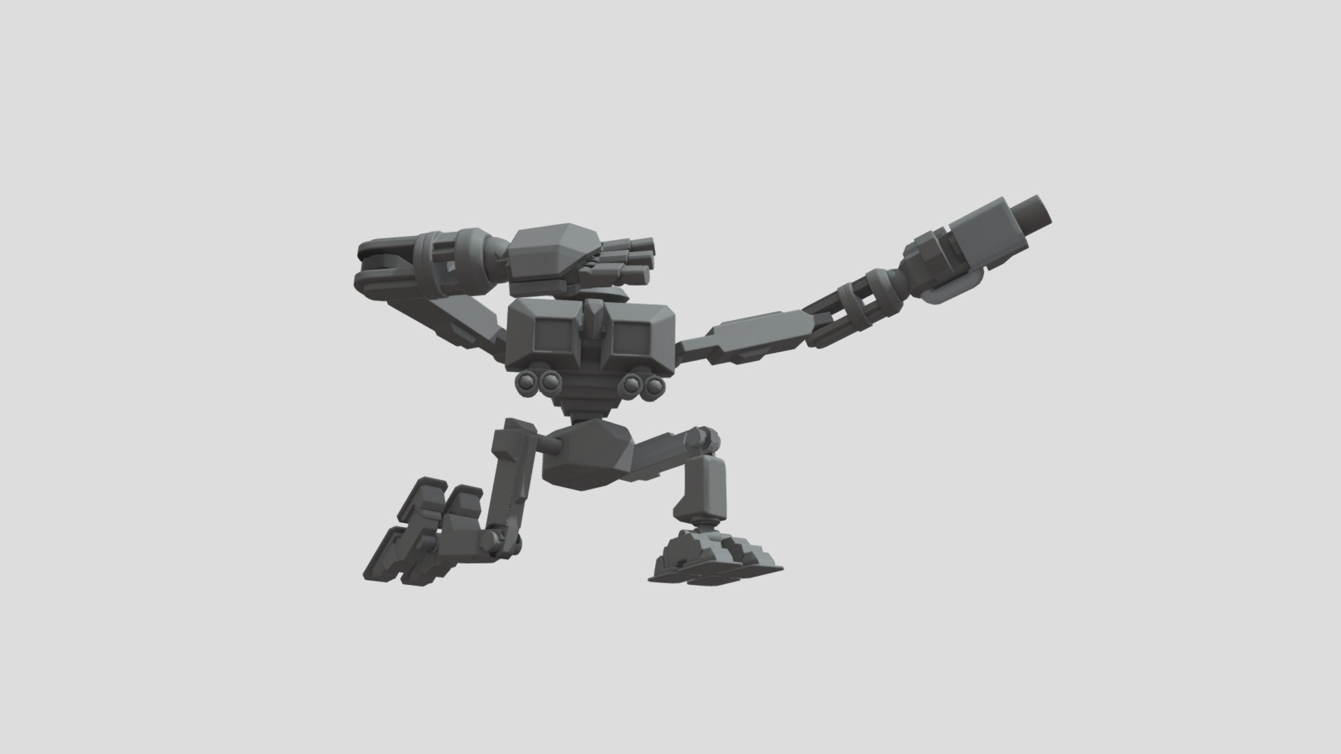 3DFG 2 Second Year GD DAE robot assignment - 3D model by Neil De Hert ...