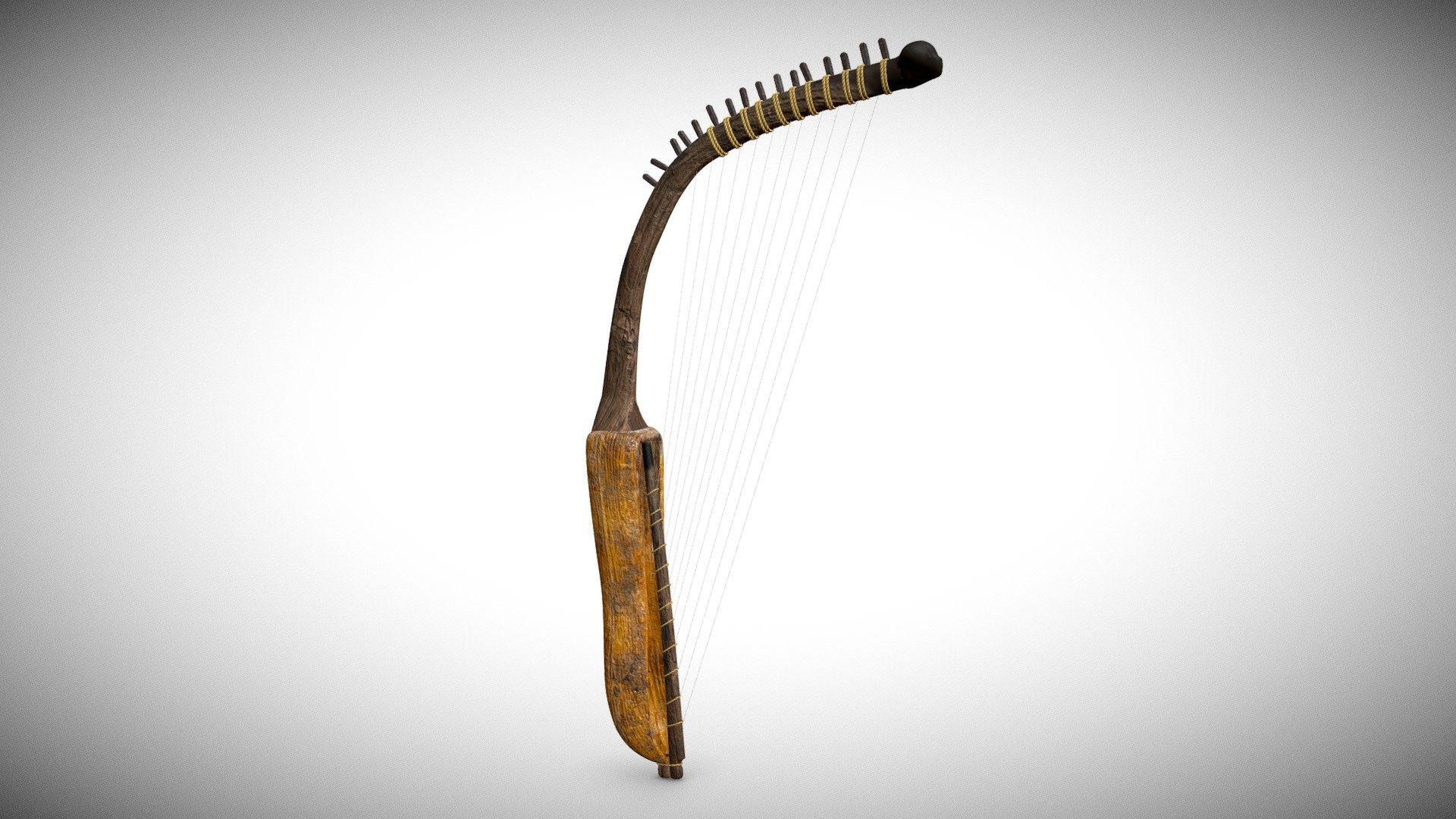 Arched Harp - Buy Royalty Free 3D model by Davide Specchi (@Davide ...