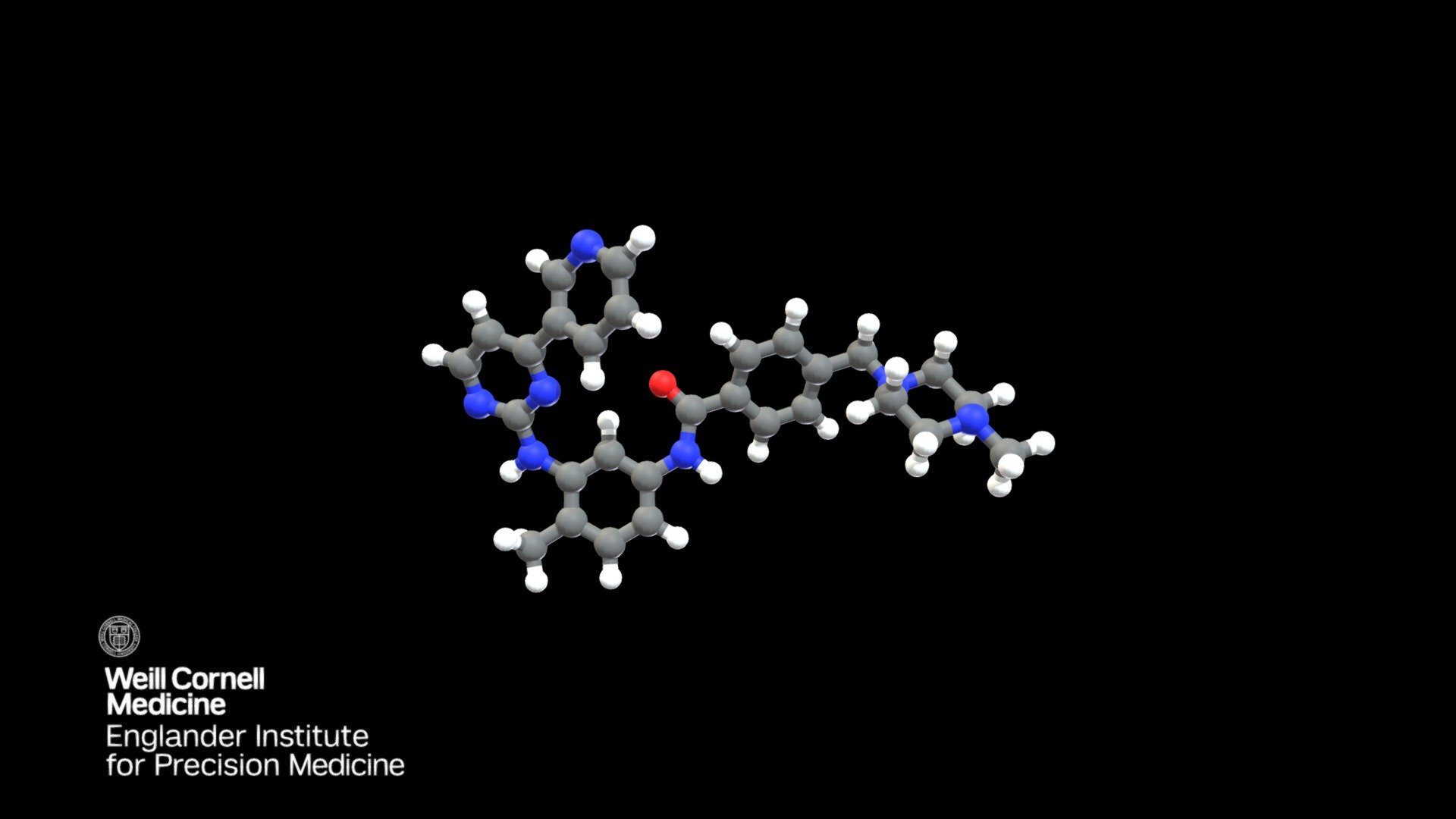 Small Molecule | Imatinib | PubChem CID 5291 - Download Free 3D model ...