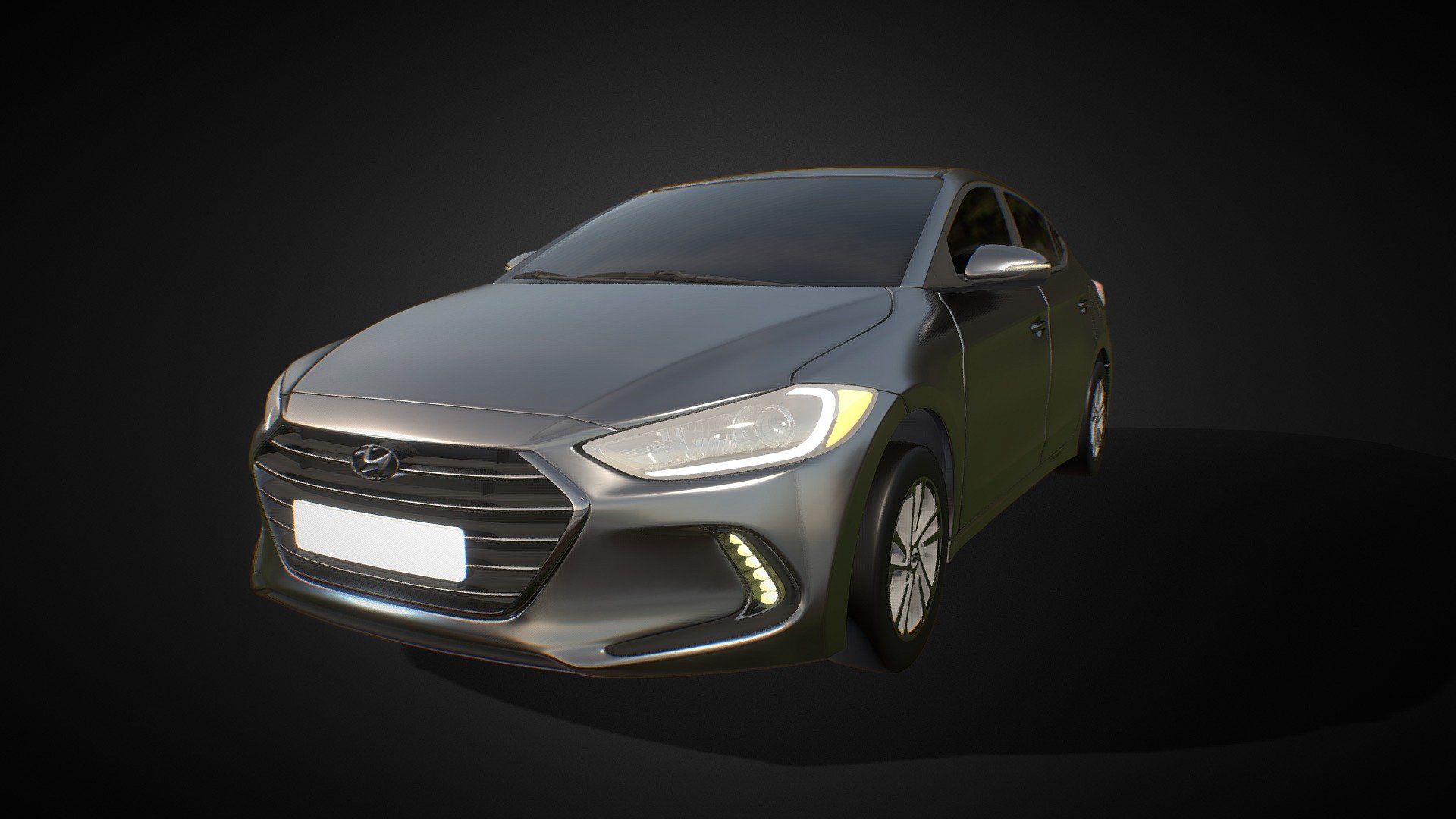 Hyundai Elantra Car Model - Buy Royalty Free 3D model by feraszuhair ...