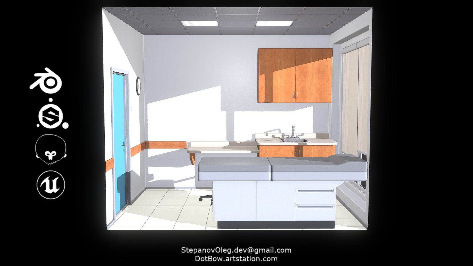 Medical Examination Room - Download Free 3D model by DotBow [107a137 ...