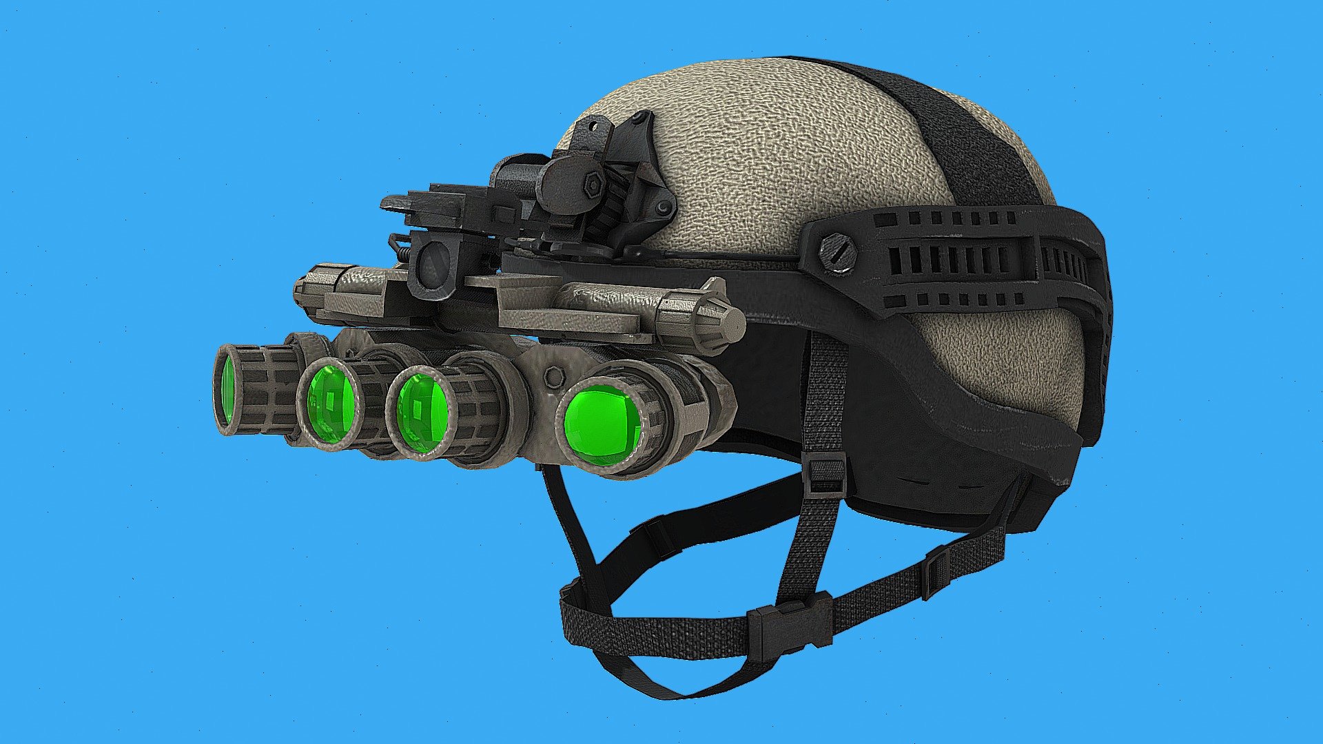 NVG Night Vision Goggles Kevlar Helmet 3D Model - 3D model by ℜ𝔢𝔞𝔩 𝔖𝔩𝔦𝔪 ...