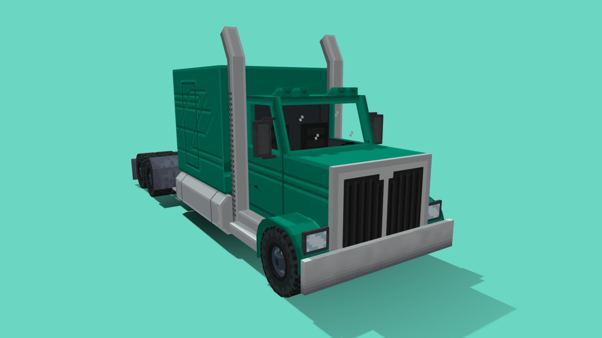 Mack Truck - Minecraft - 3D model by Starling Voxel (@StarlingVoxel ...