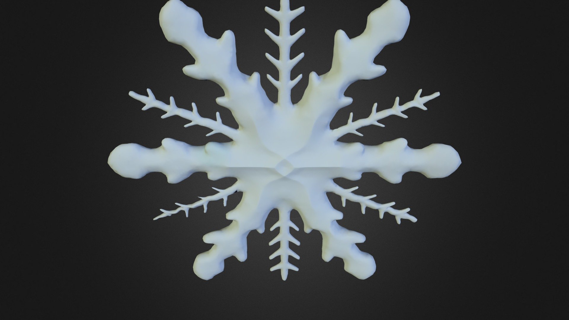 snowflake - 3D model by leopoly [107b35b] - Sketchfab