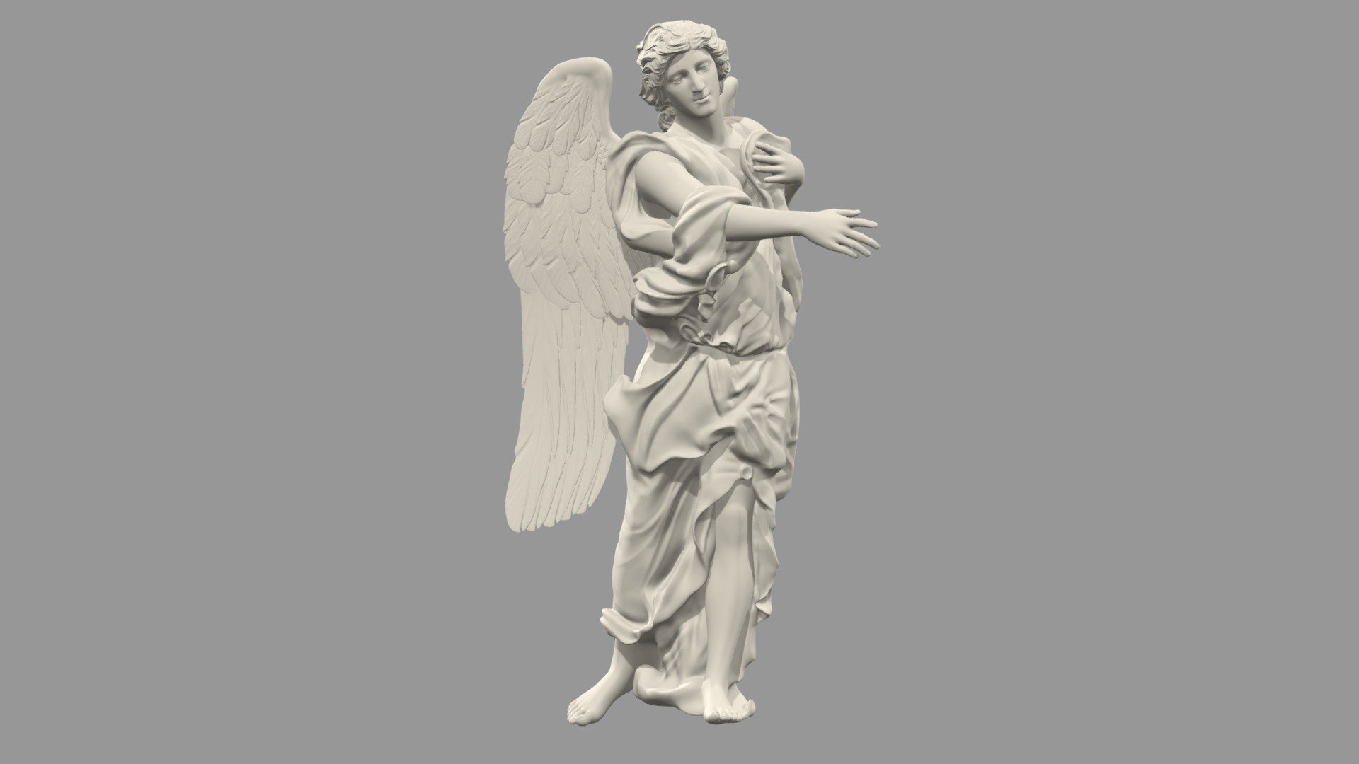 Ange Adorateur 1 - 3D model by camille_mag [107d3a2] - Sketchfab