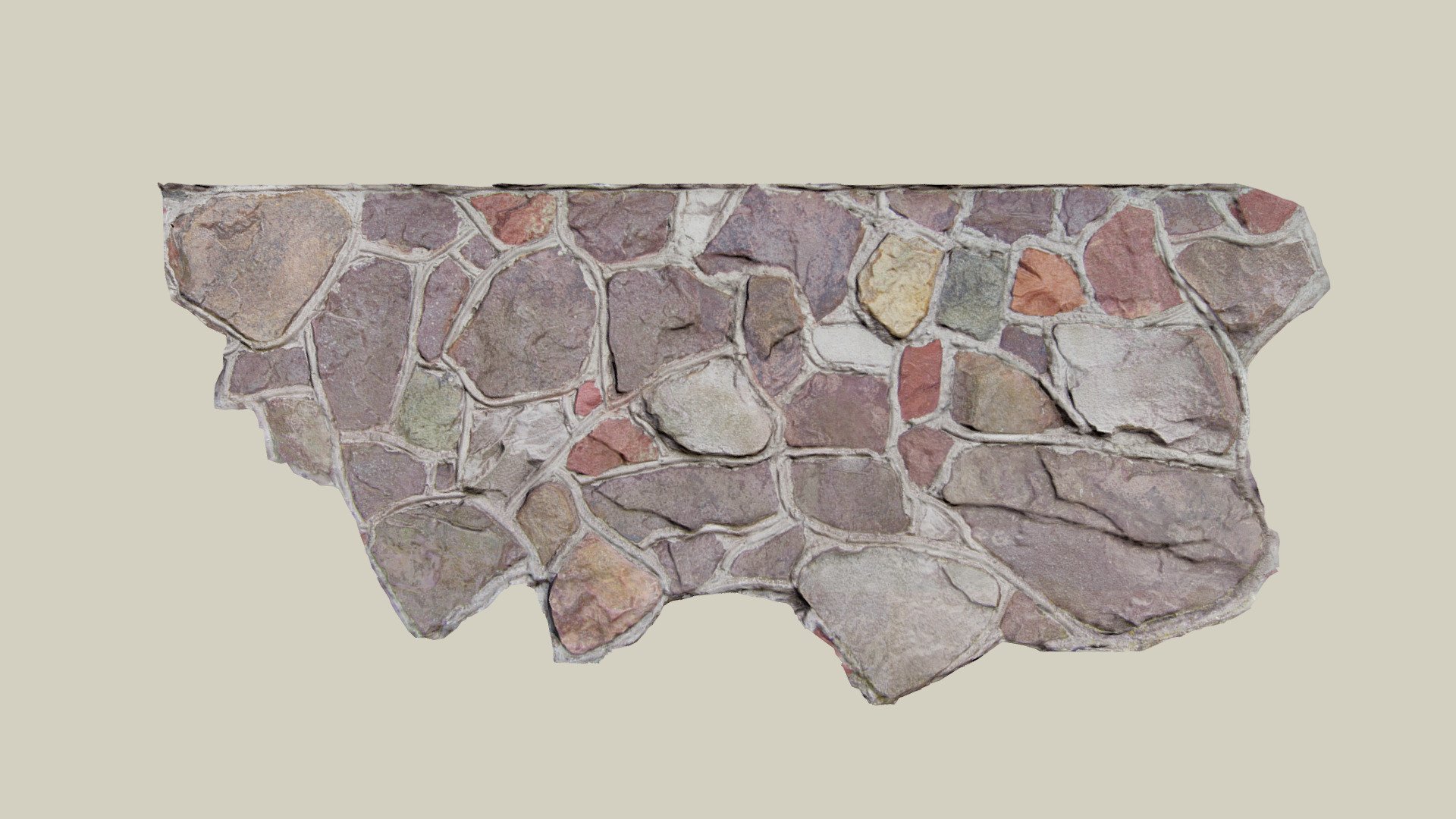 Stone Wall Scan - Download Free 3D model by romullus [107db83] - Sketchfab
