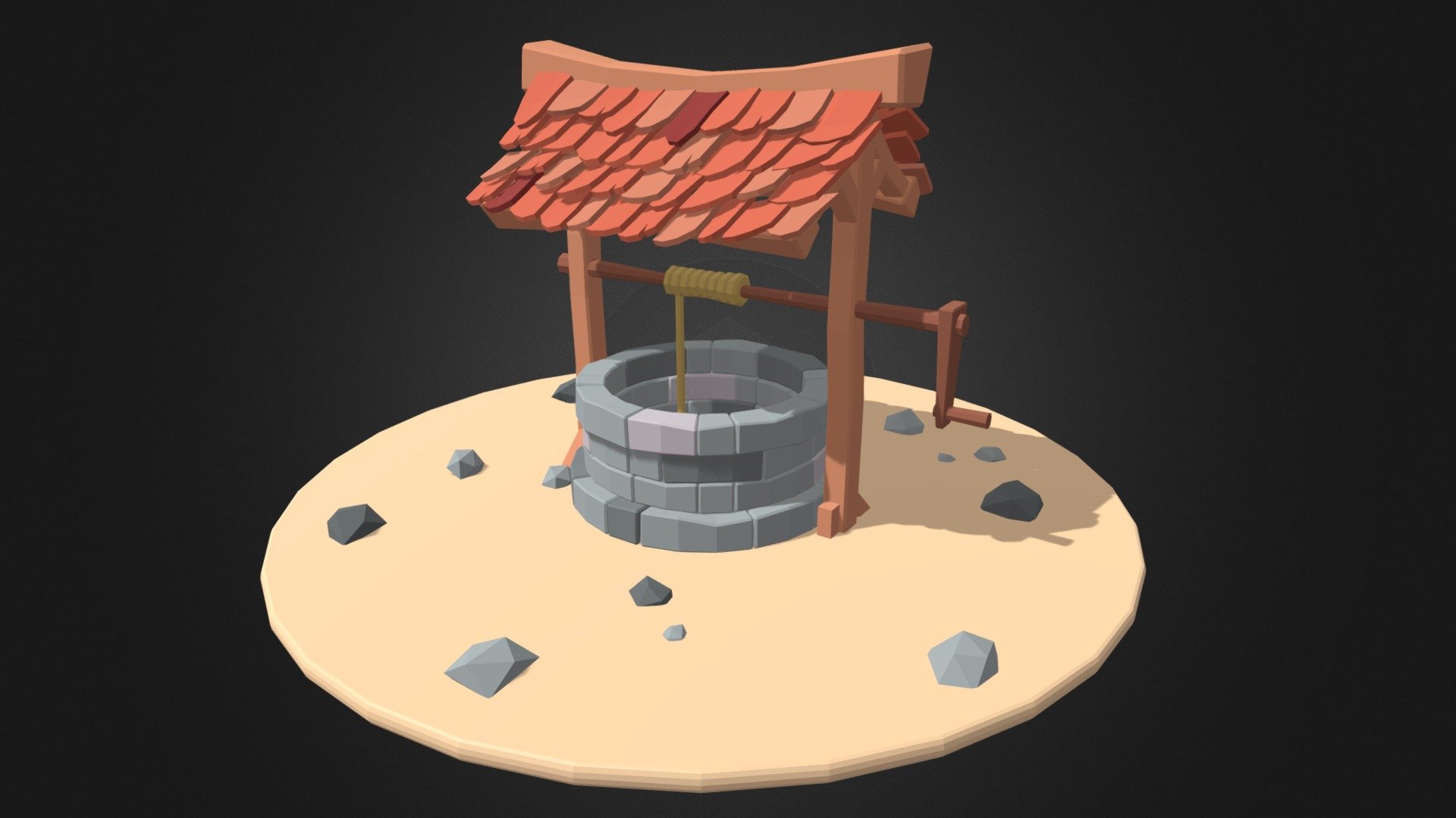 Well Low-Poly - Download Free 3D model by Vladies [107f6ee] - Sketchfab
