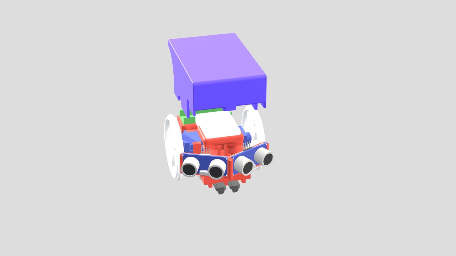 Chassis Design For Robot Car - 3D model by KeneOkwoli [107f7d7] - Sketchfab
