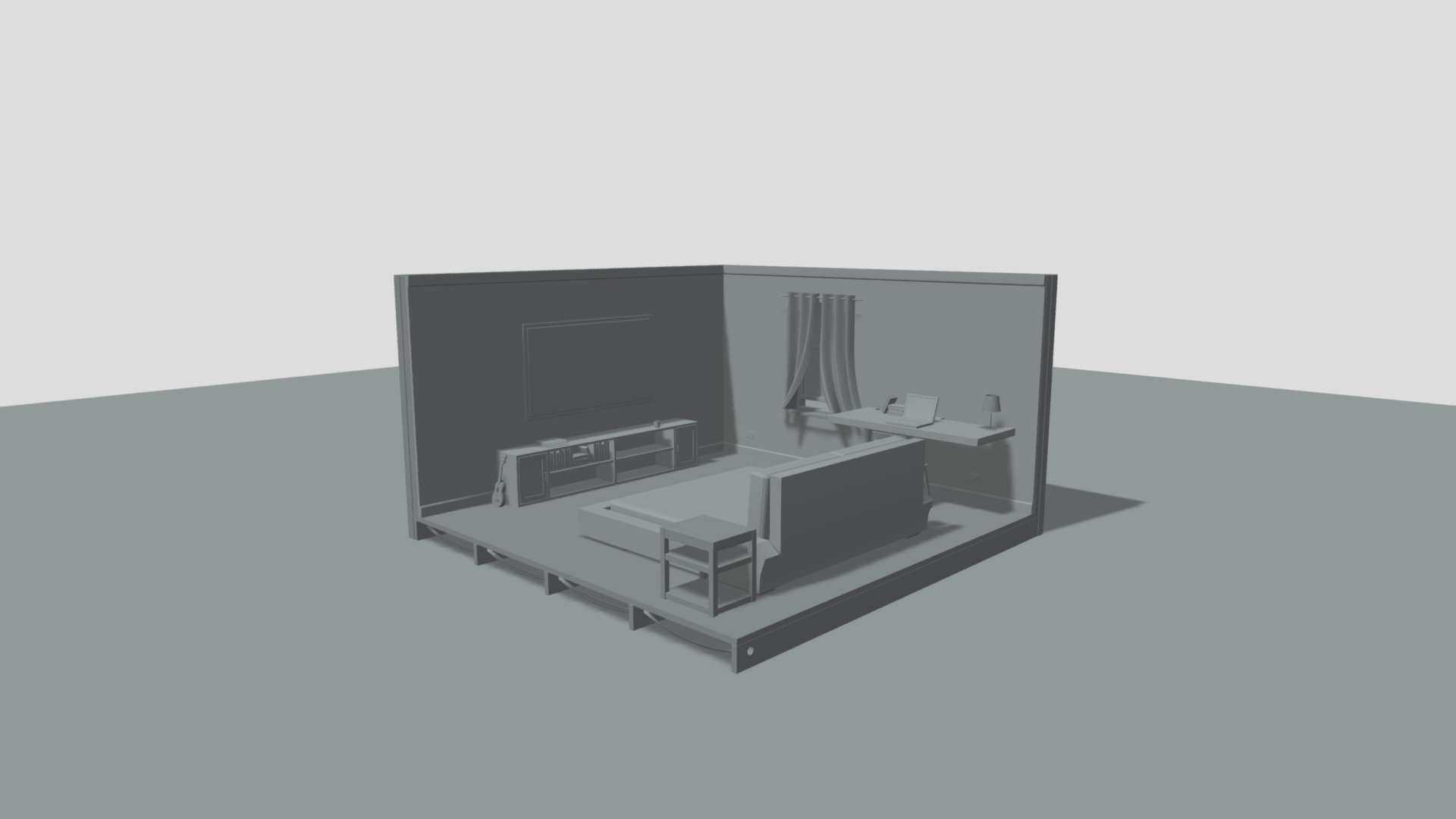 Cubic Room Design - Download Free 3D model by vanshmaheshwari2602 ...