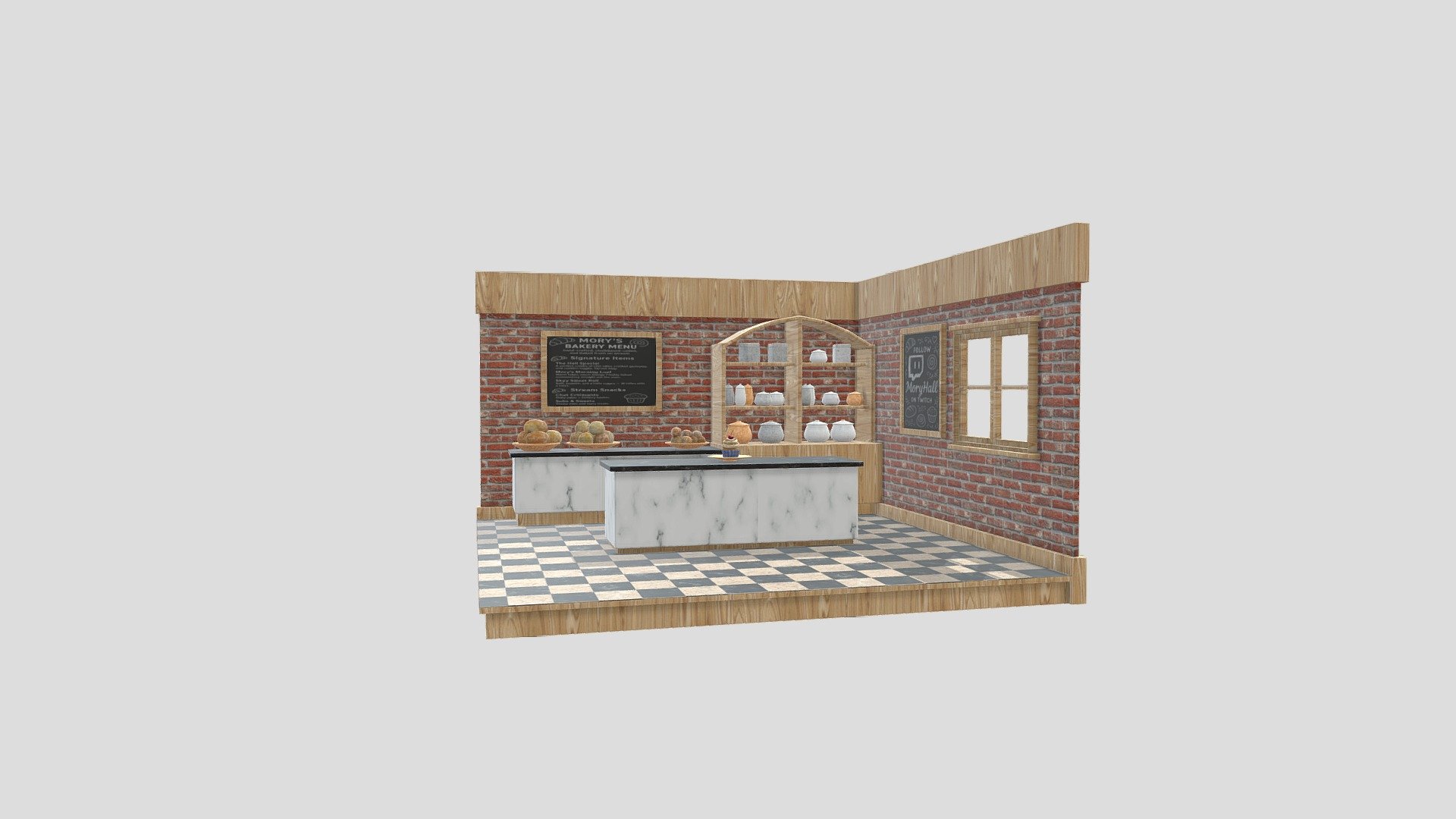 Bakery - 3D model by MoryDesigns [1082f4e] - Sketchfab
