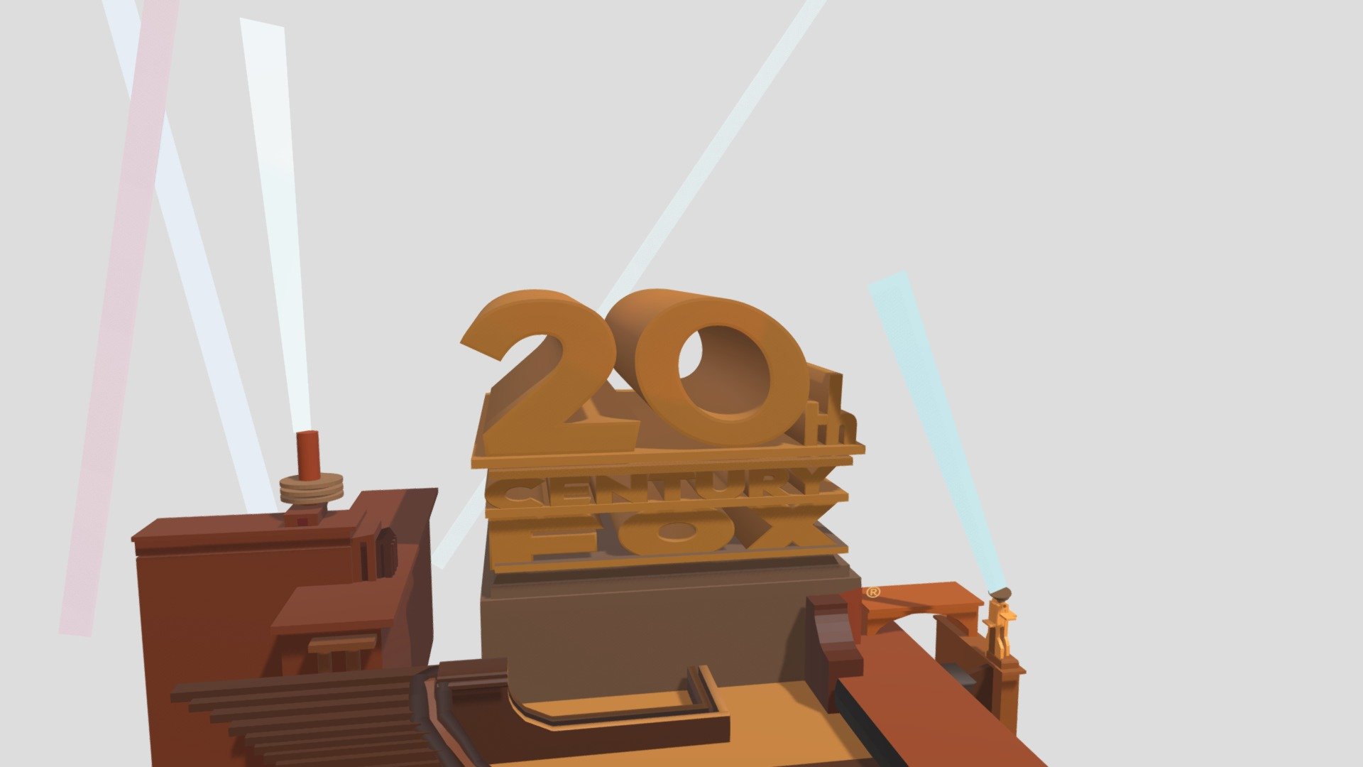 20th Century Fox Logo 1981 Remake V5 - 3D model by TCF Fan 23 ...
