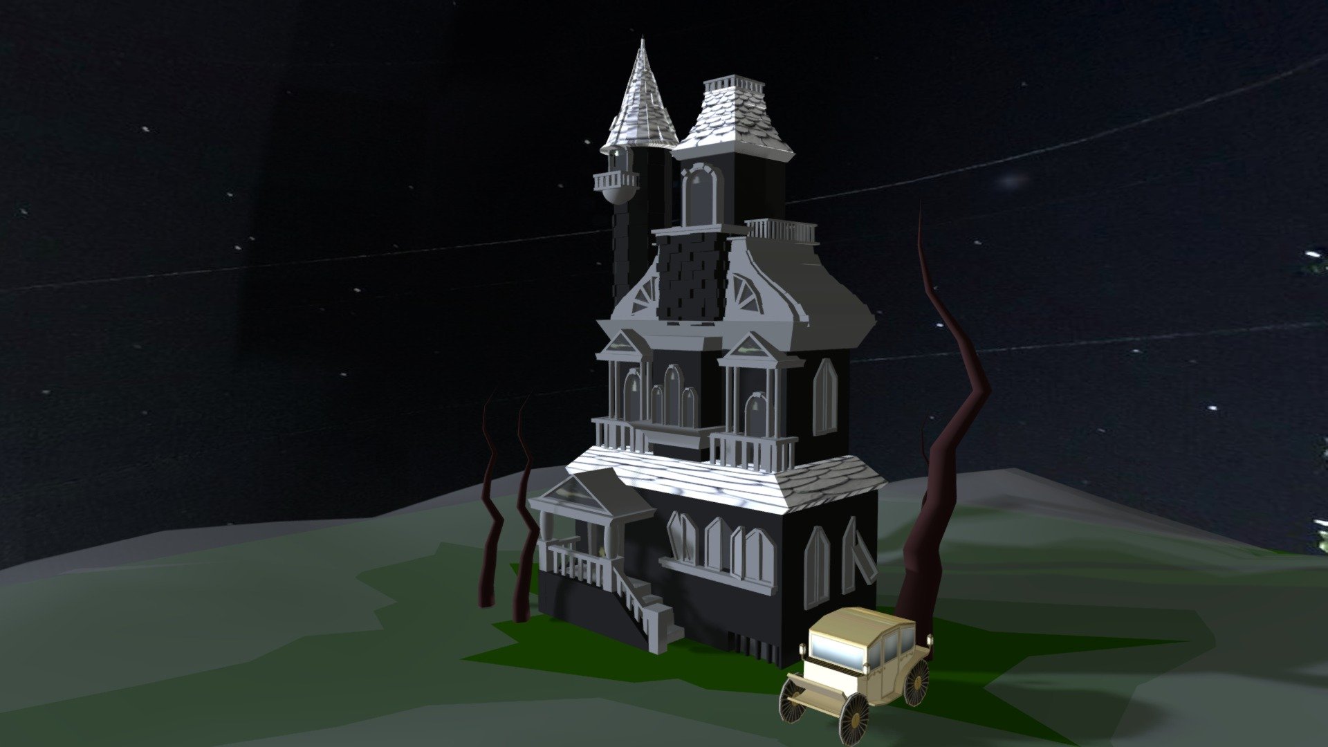 Murder House - 3D model by kass (@kassyaez) [1085060] - Sketchfab