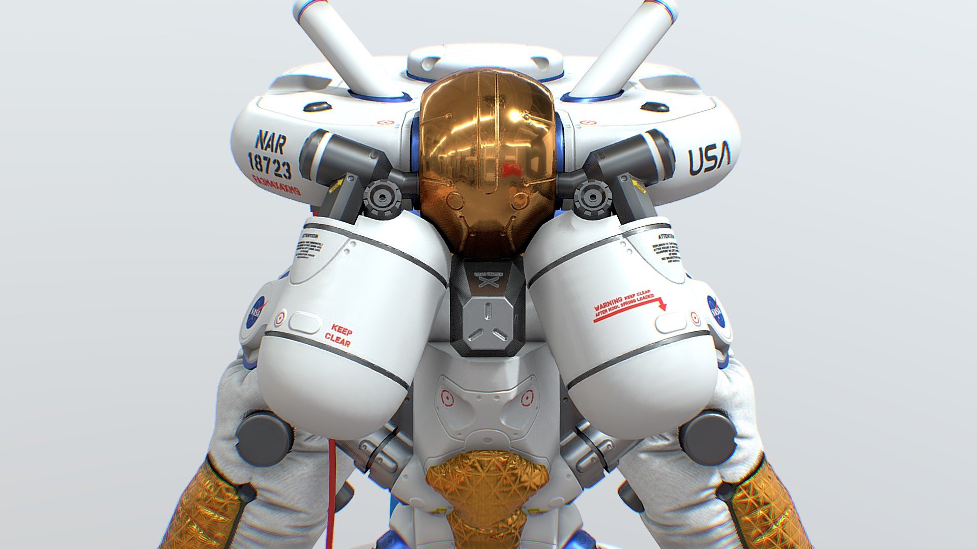 Mantis - NASA Mech 2030 Space Program - 3D model by Vladyslav Nazymok ...