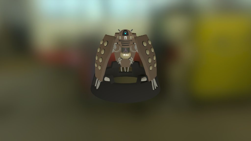 Dalek Emperor - 3D model by twvfx [108a916] - Sketchfab
