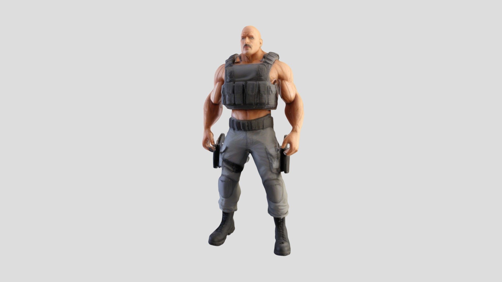 Military Combat Specialist Character Model - Download Free 3D model by ...