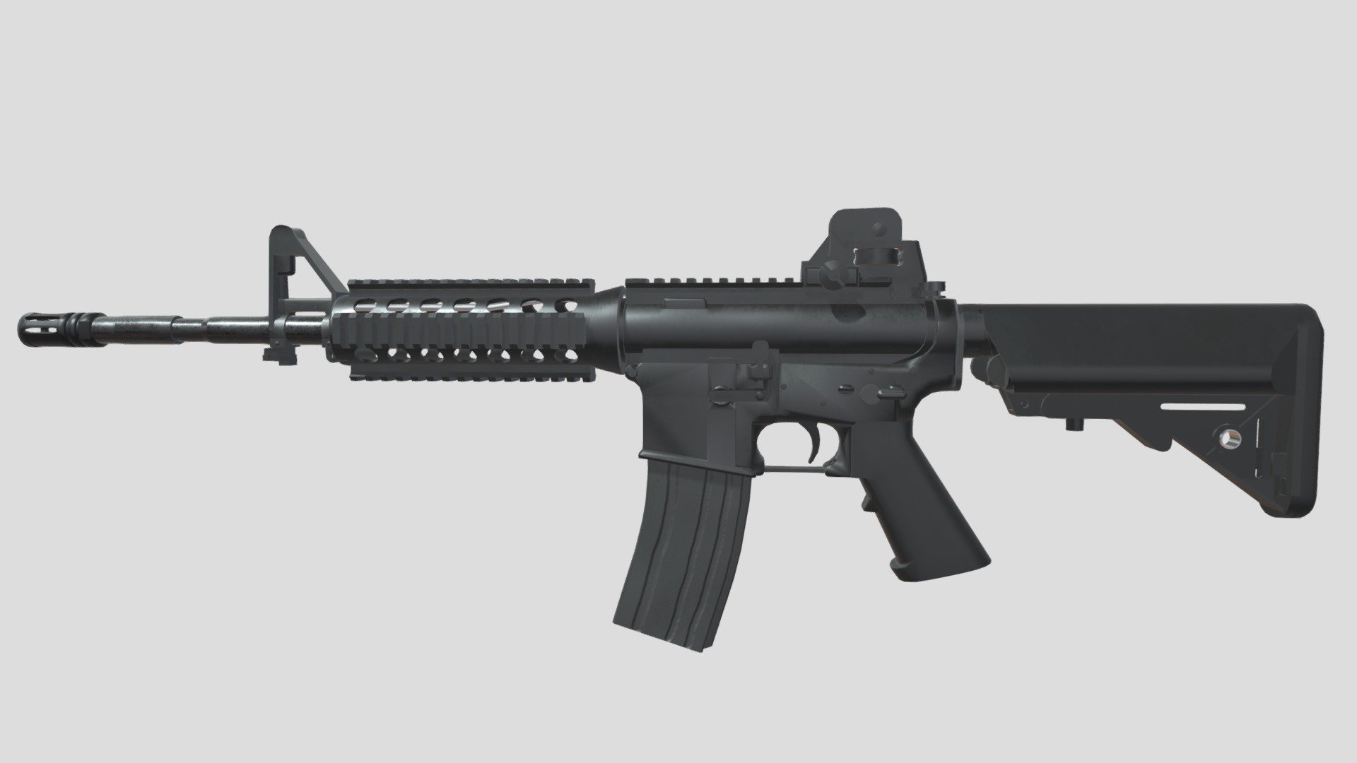 M4 Rifle - 3D model by Wullie [108e785] - Sketchfab