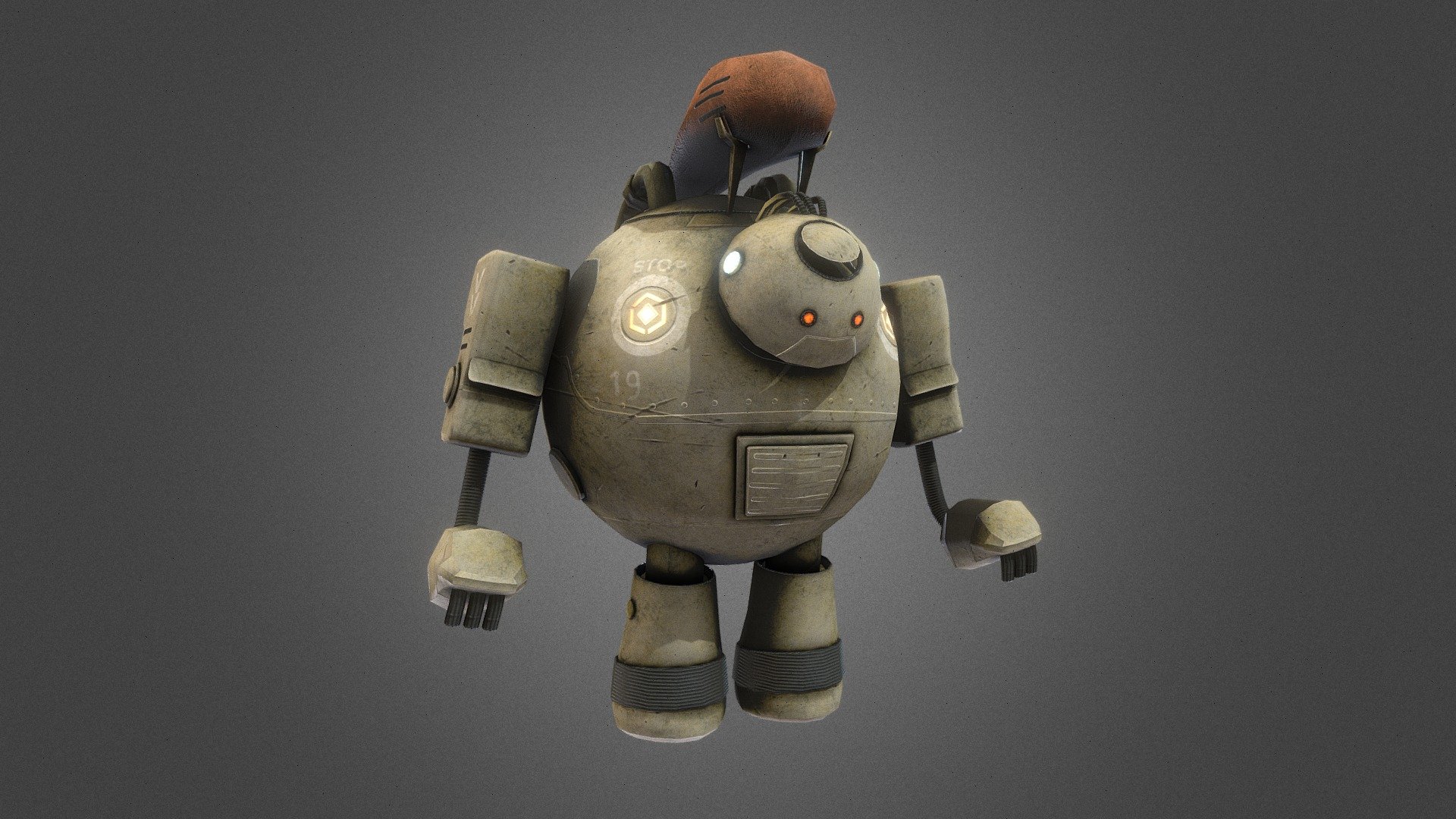 Robot - Download Free 3D model by batata (@i55121127) [1094eae] - Sketchfab