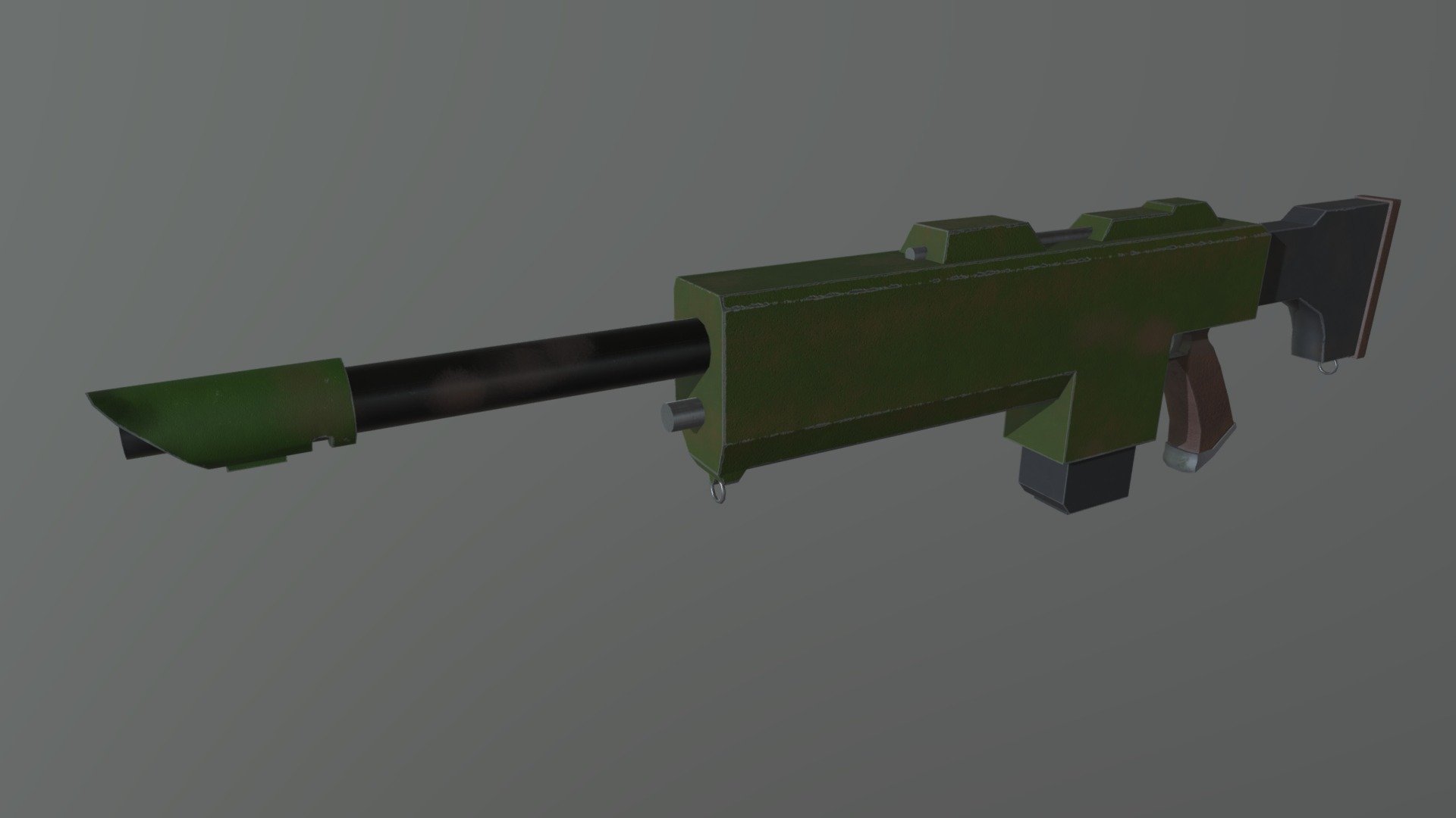 Imperial Lasgun (textured) - 3D model by SplitMoon [1096994] - Sketchfab