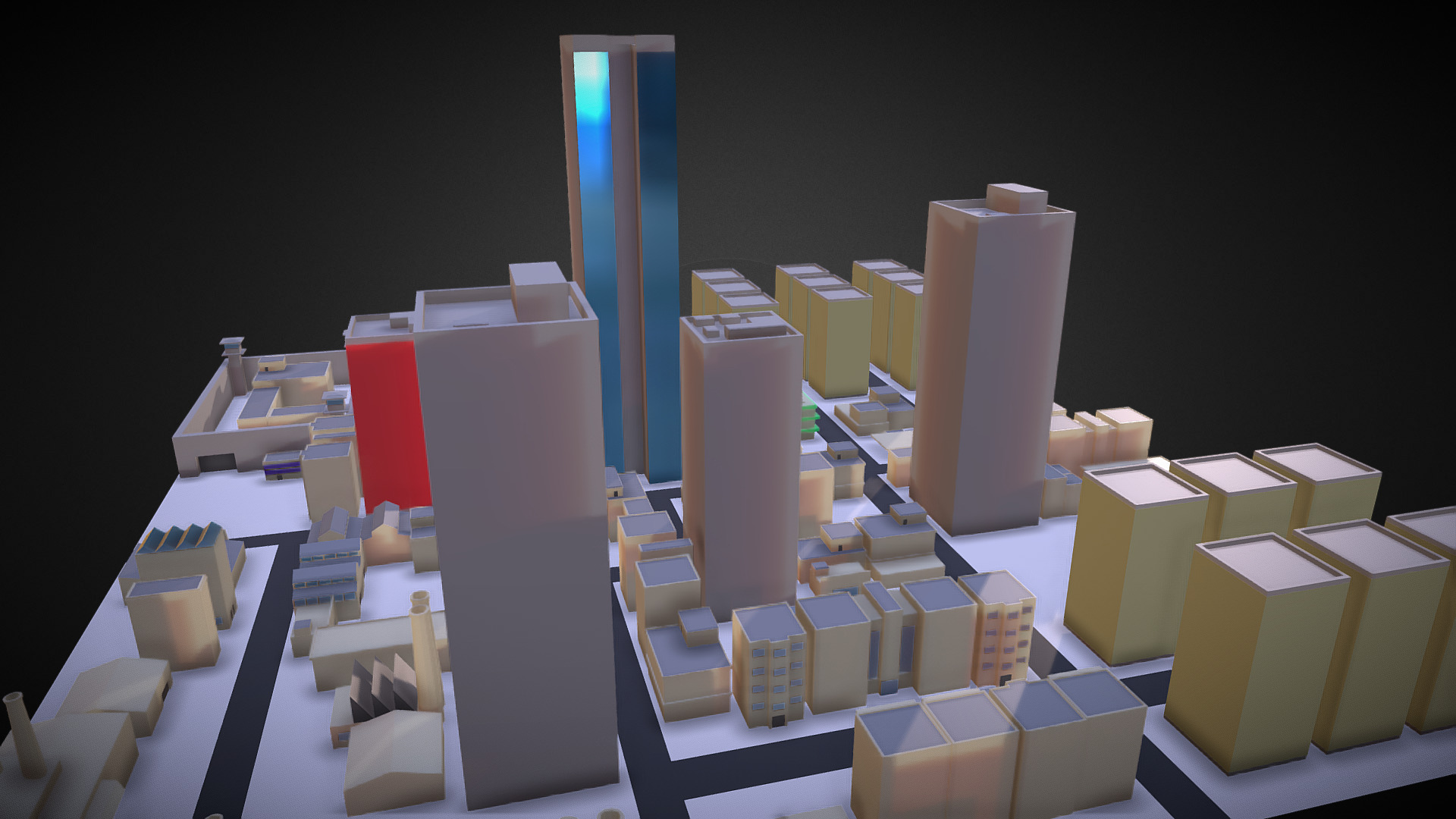Central City Ocland - 3D model by Helyx Silveira (@helyxsilveira ...