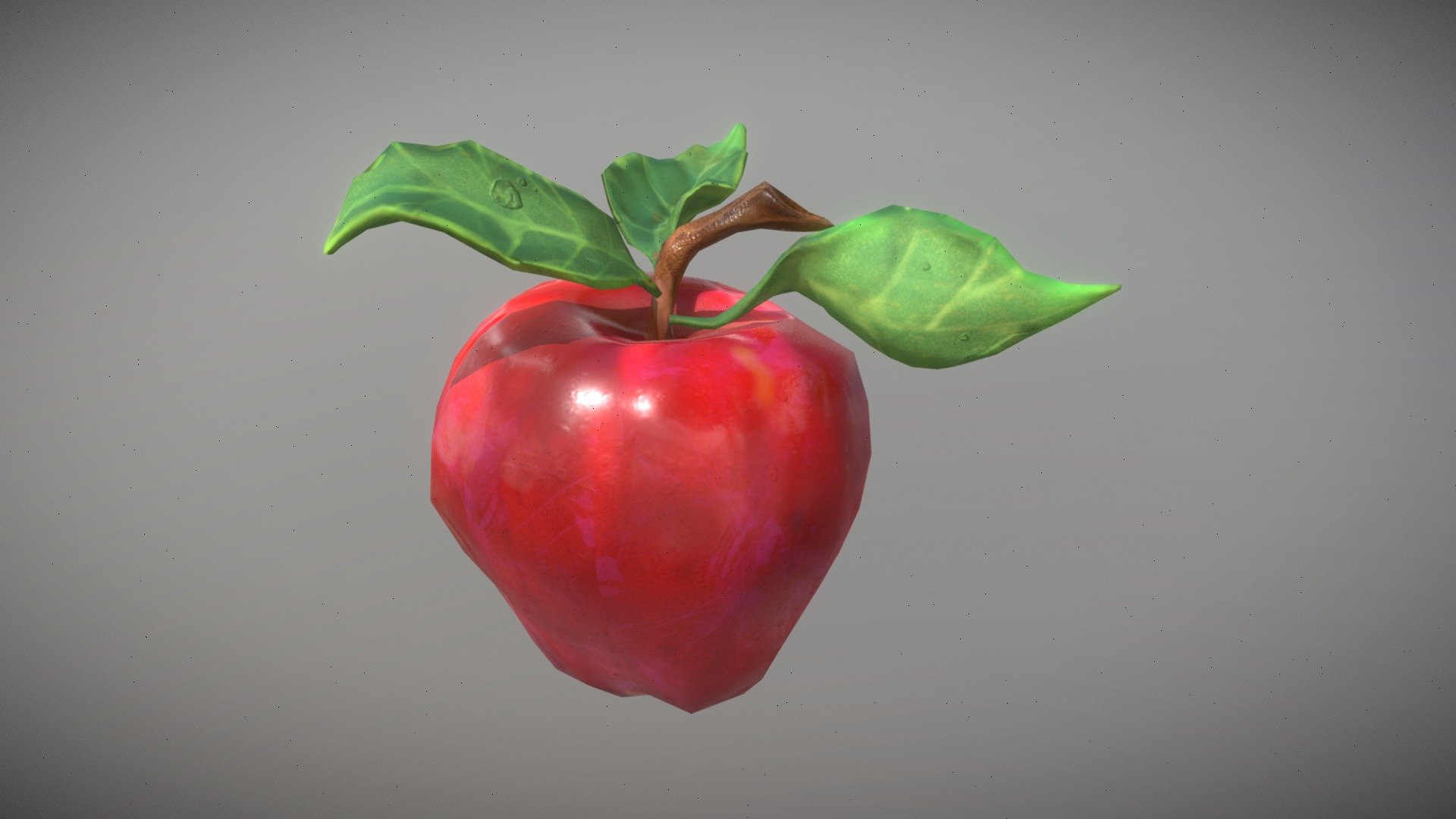 Apple props 3d model - 3D model by Darya (@sabvenia) [1097c72] - Sketchfab