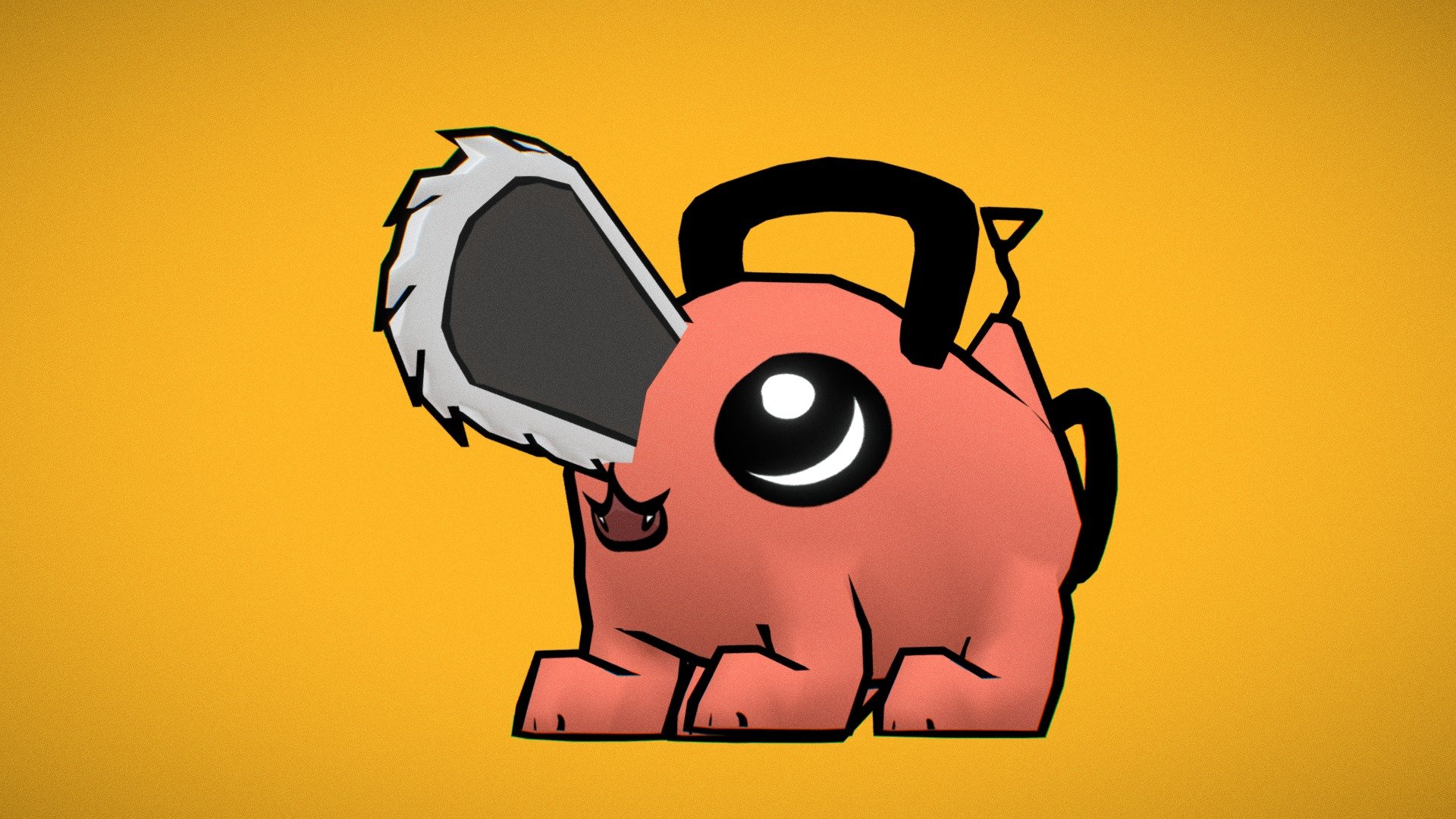 Chibi Pochita! - 3D model by Pedro dos Santos (@dropes) [1097d87 ...