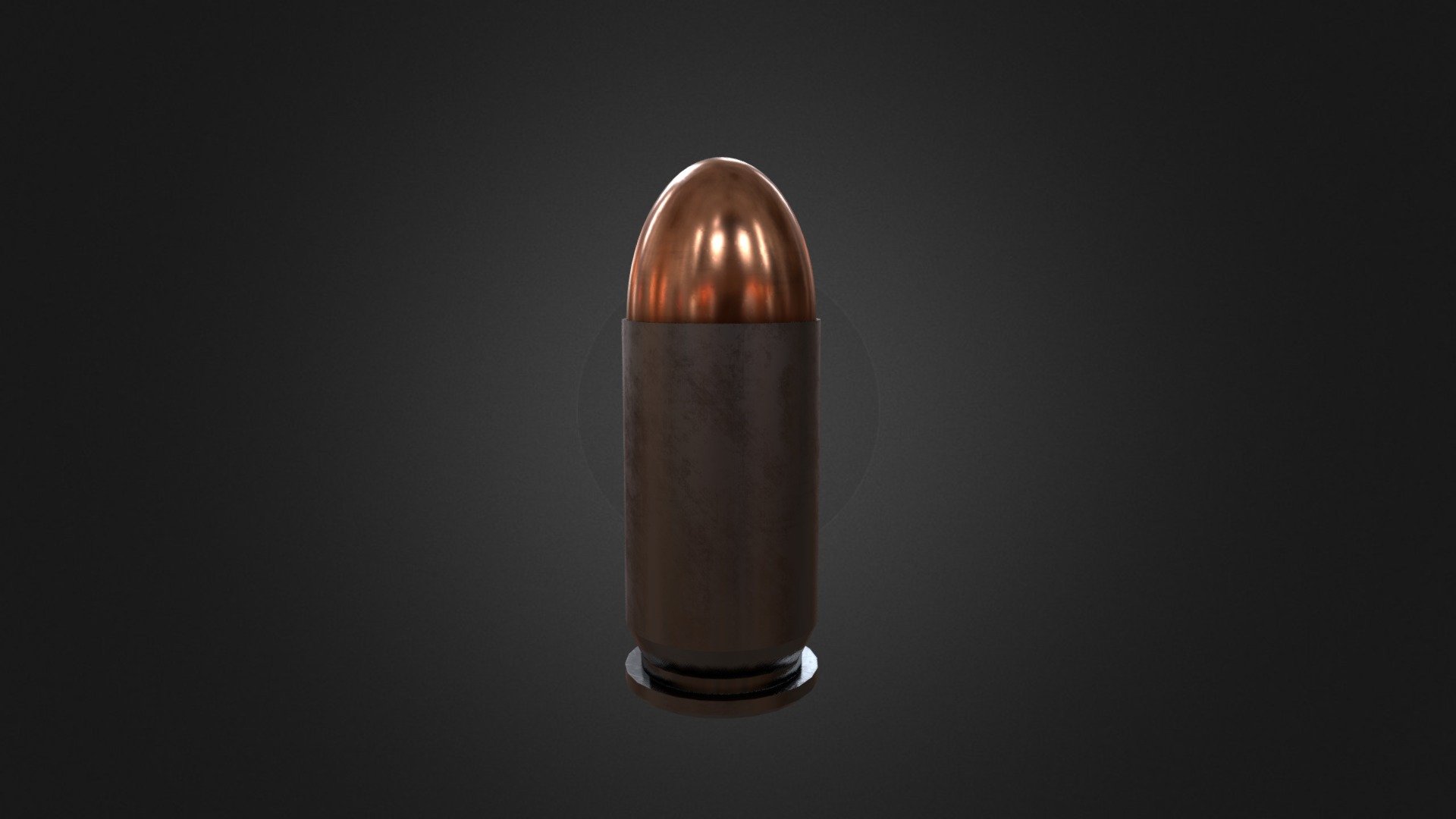45 ACP Cartridge (Steel Case) - 3D model by ElevenDays [109b103 ...