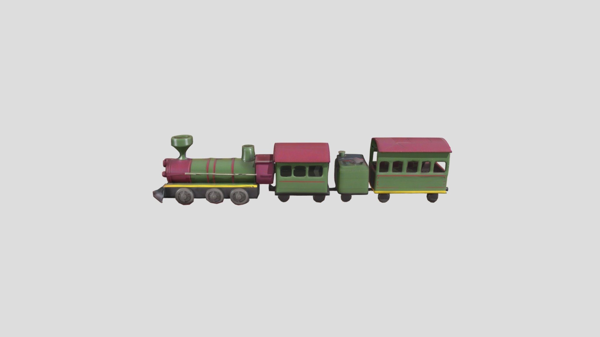 Toy Train (The Tim The BaldHead Backrooms) - Download Free 3D model by ...