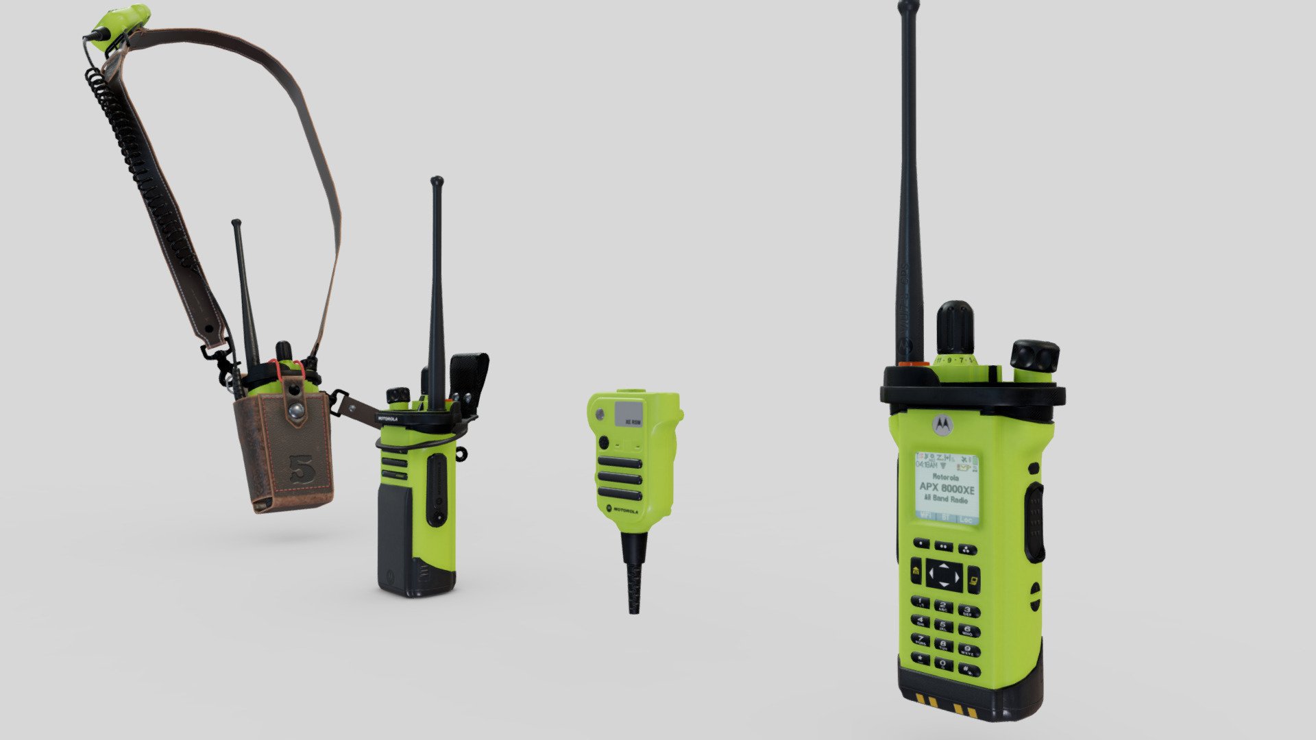Motorola APX8000XE Radio Pack - Buy Royalty Free 3D model by ...
