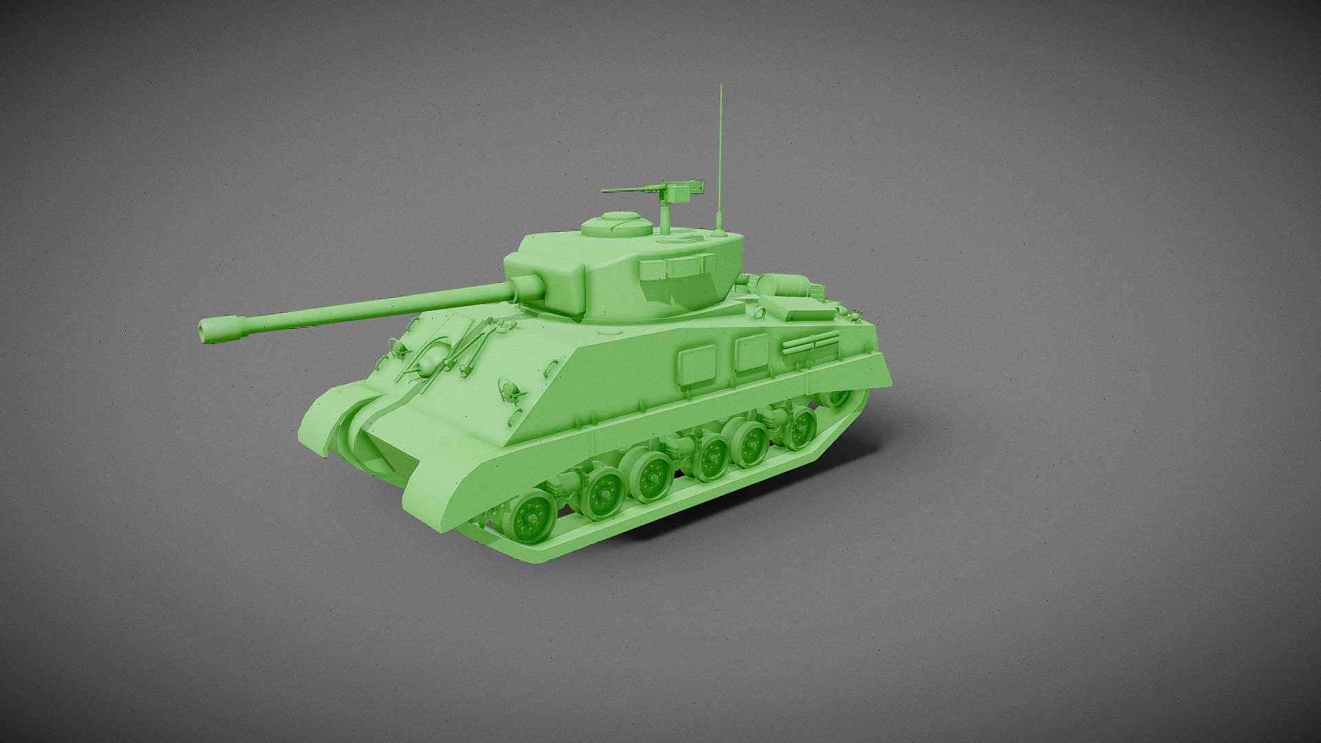 Sherman m4a3e8 'easy eight' Tank Base Mesh - Buy Royalty Free 3D model ...