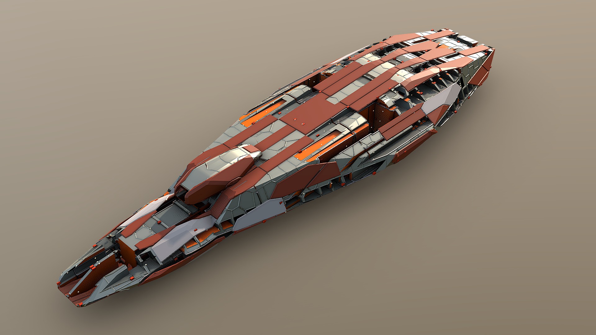 Procedural Hard Surface Modeling Test 11.000 - 3D model by asaito ...
