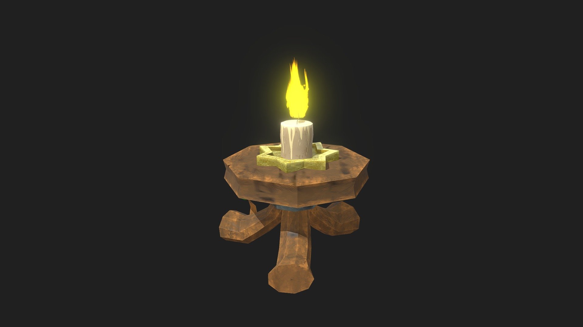 Candle Table - 3D model by Lucia Vronsky (@luciavronsky) [10a21b8 ...