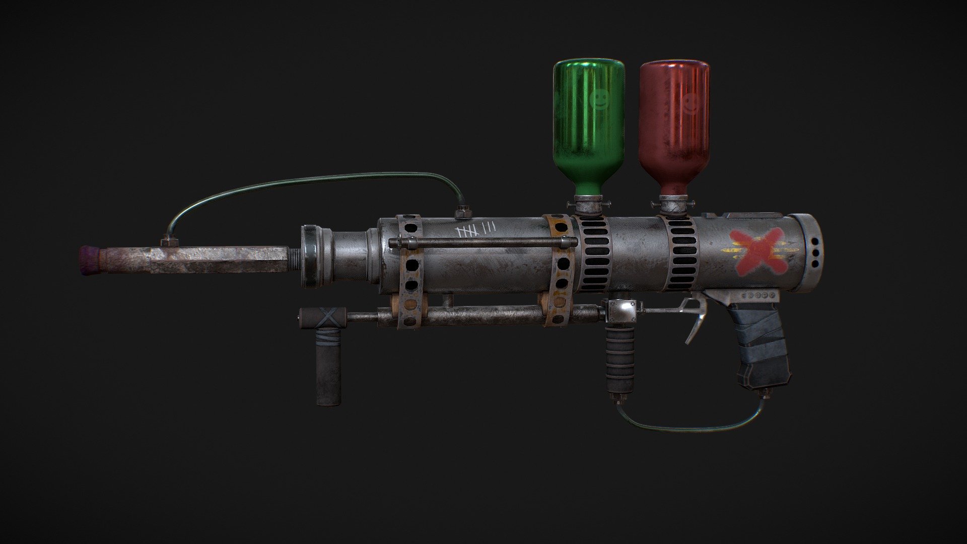 Serum Gun - Fallout Fanart - 3D model by Daniel Langley (@dduanelangley ...