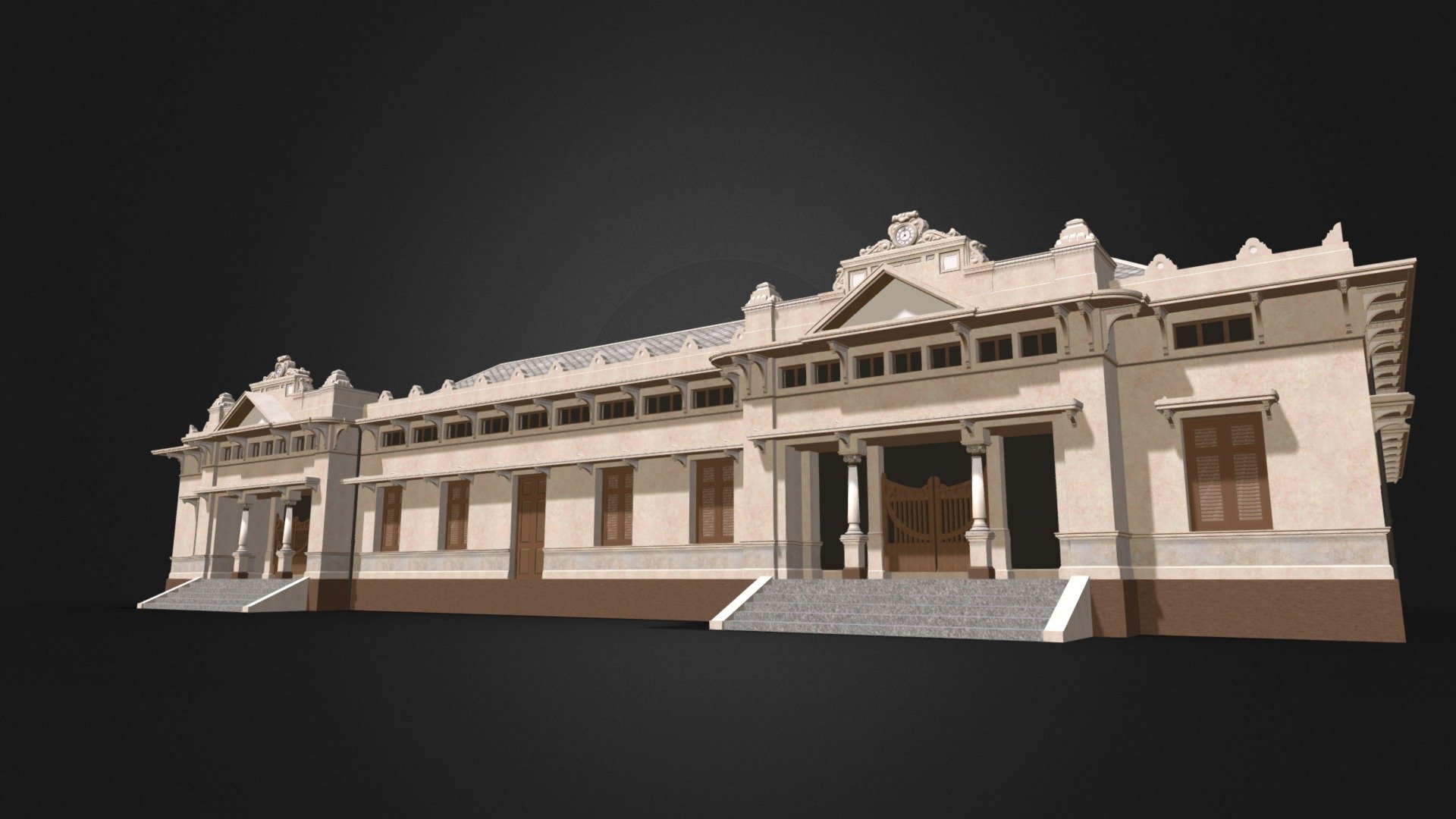 Chiang Mai Railway Station - 3D model by Kidyang-virtual heritage ...